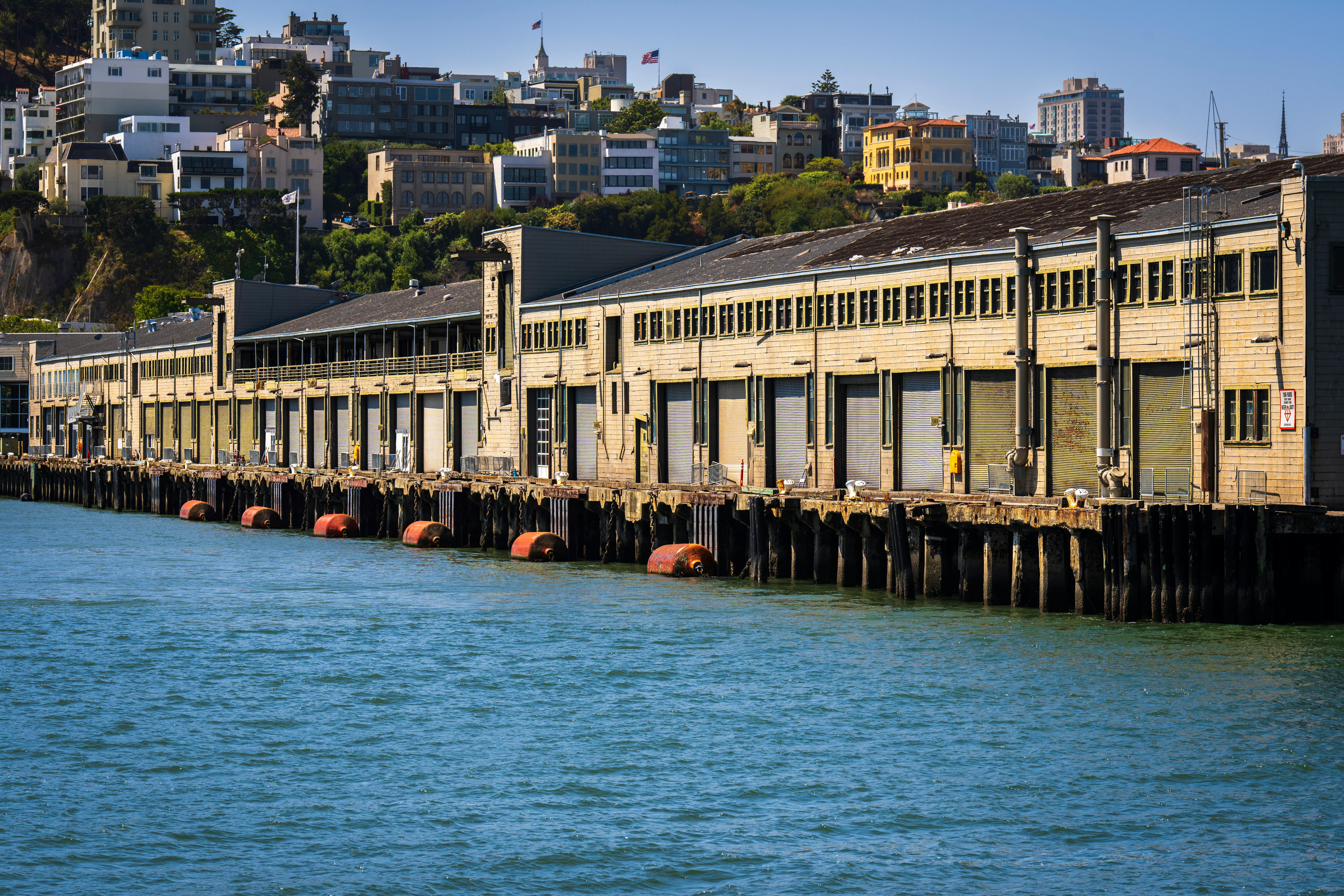 Warehouses in Port · Free Stock Photo