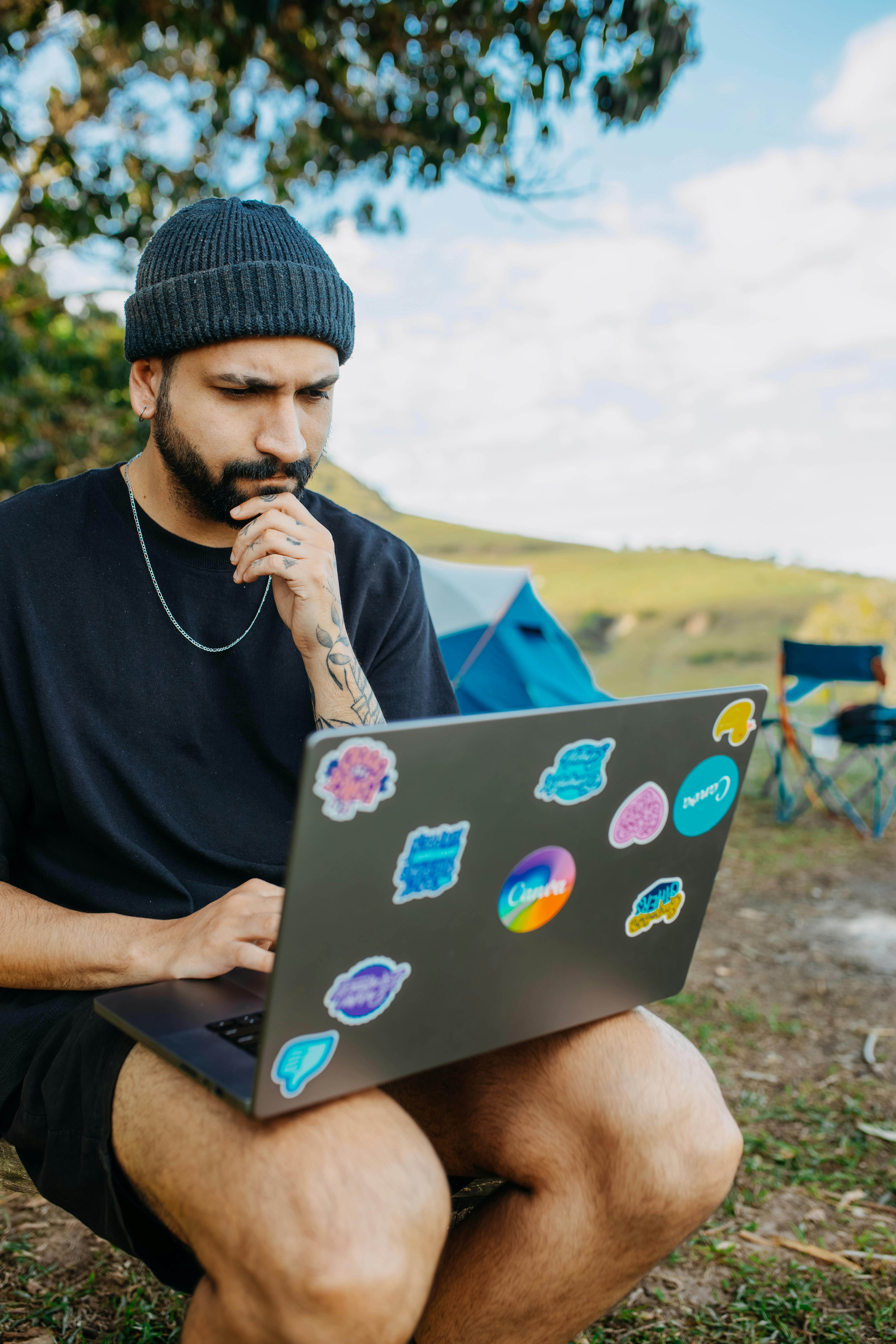 Grayscale Photography of Man · Free Stock Photo