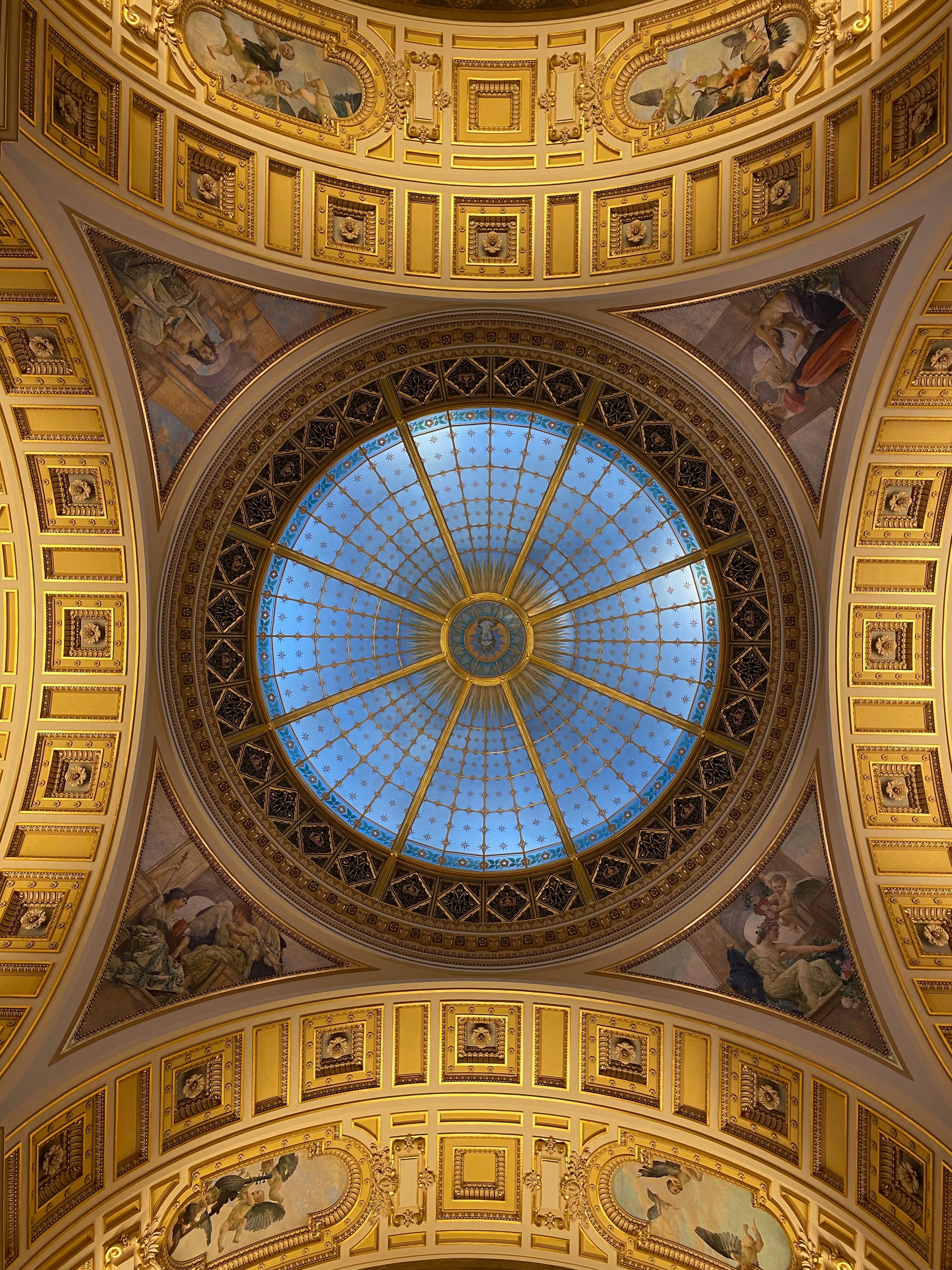Ceiling in National Museum in Prague, Czech Republic · Free Stock Photo