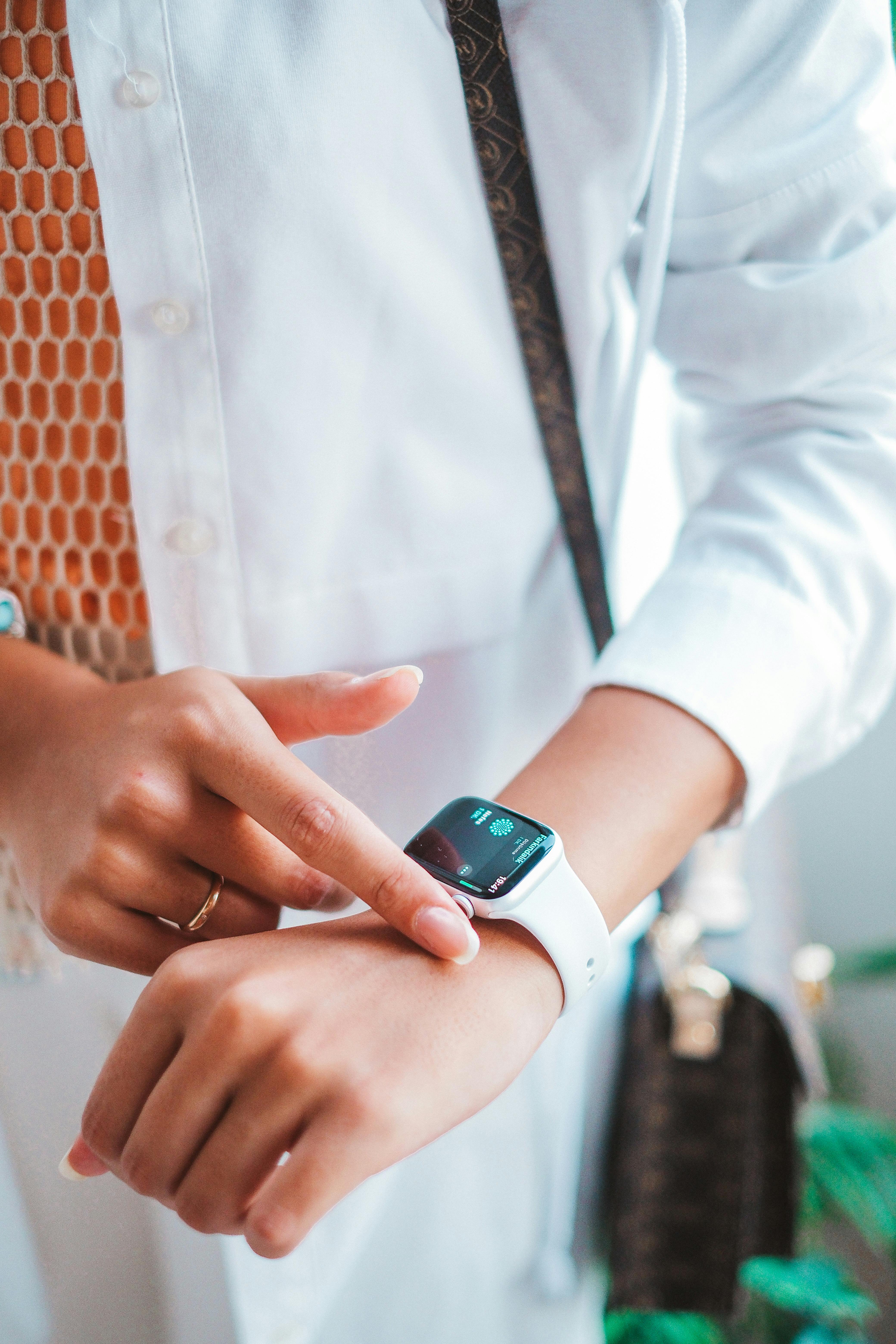 Person Wearing Apple Watch · Free Stock Photo