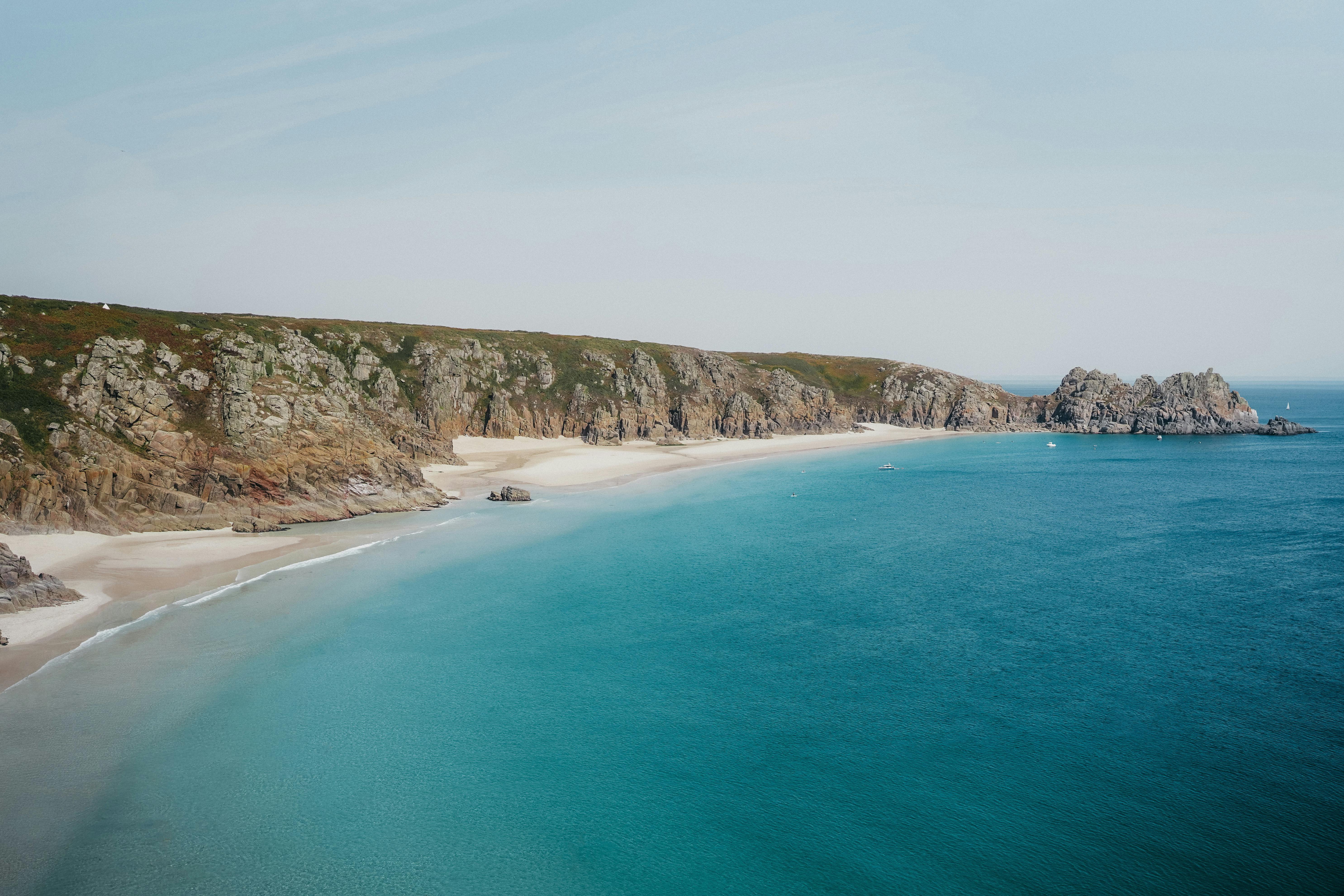 Foto de stock gratuita sobre acantilado, aéreo, agua, aguas calmadas ...