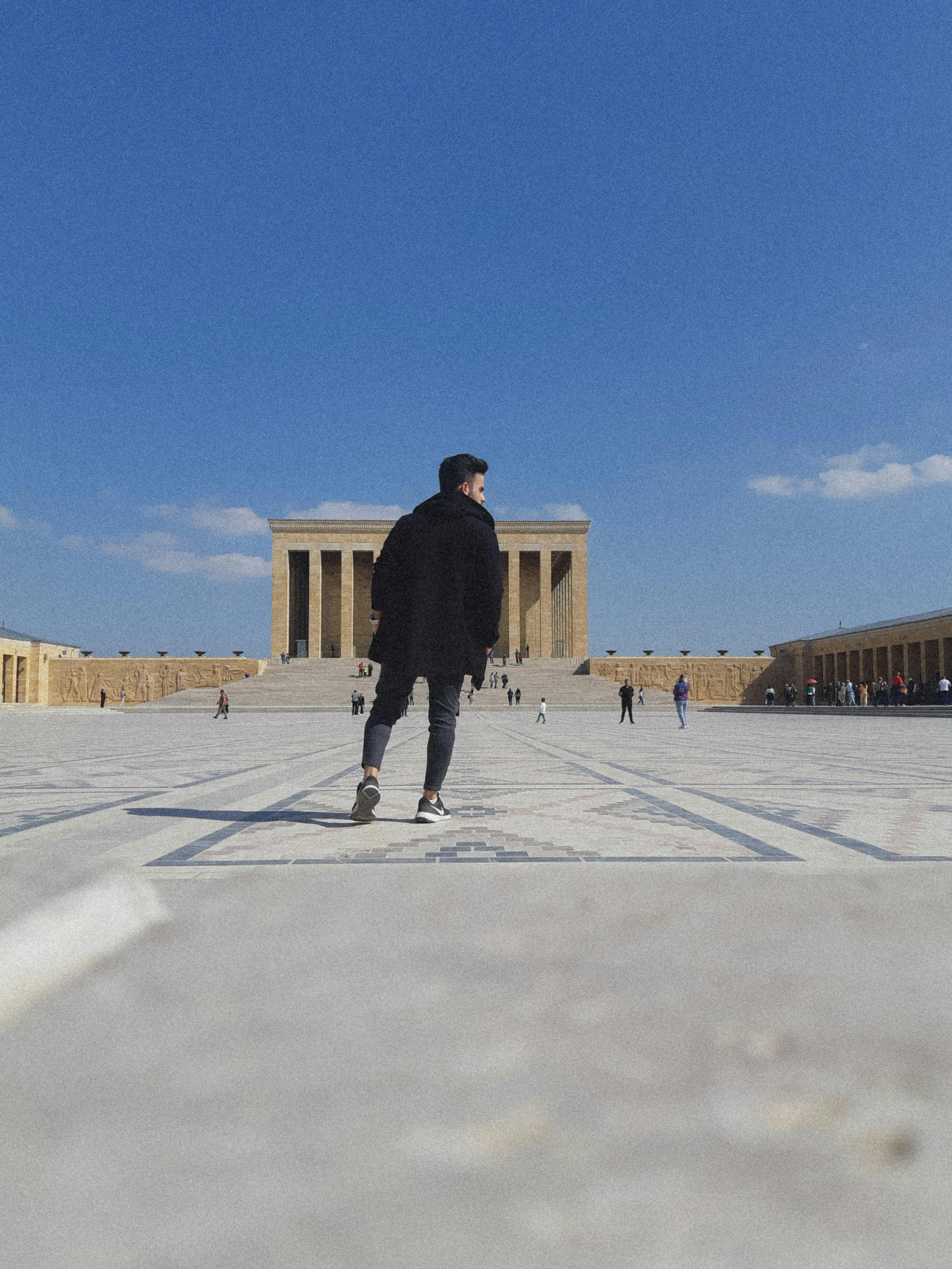 Man on a Square in Ankara · Free Stock Photo