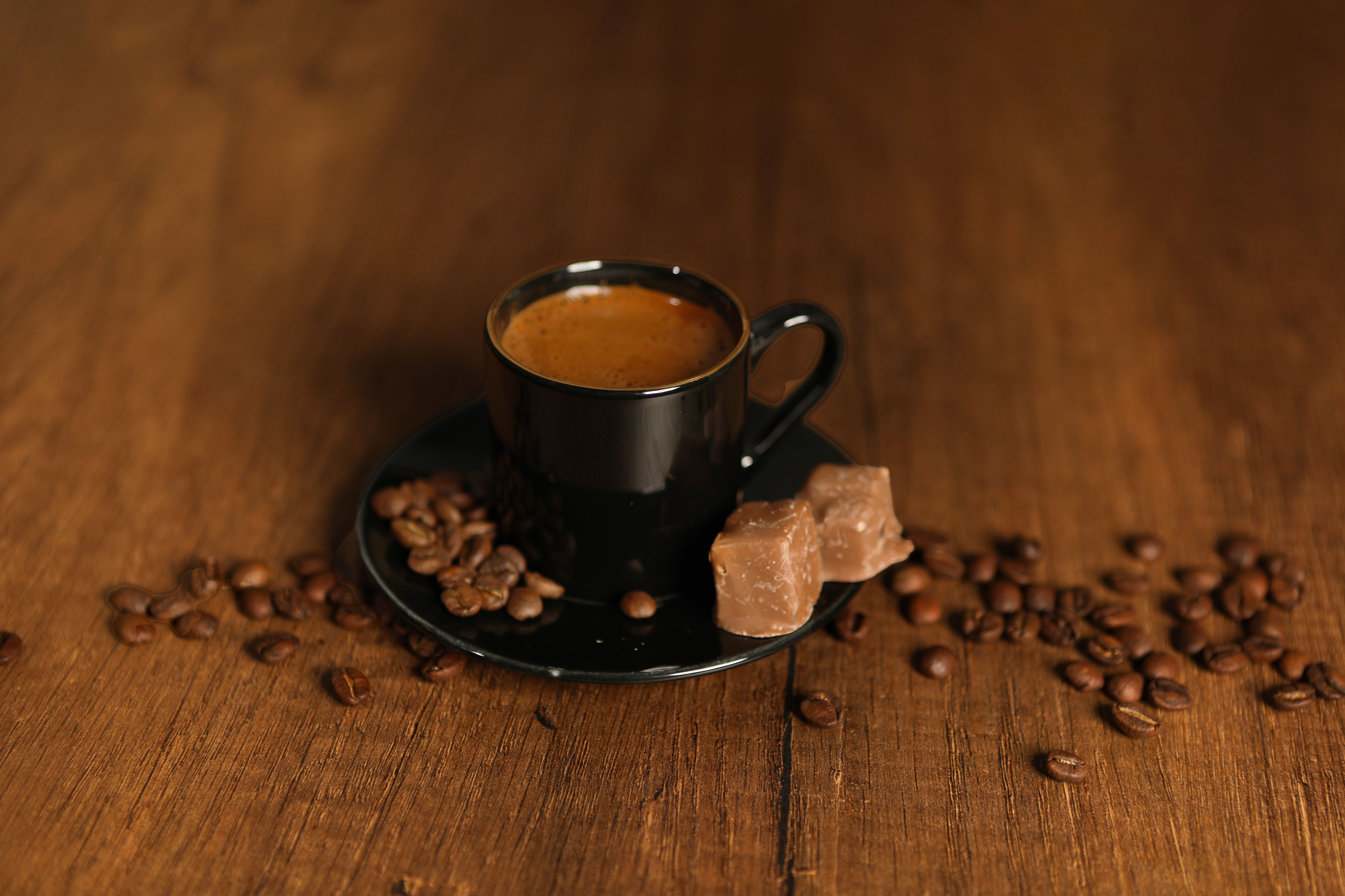 Cup of Coffee and Sweet · Free Stock Photo