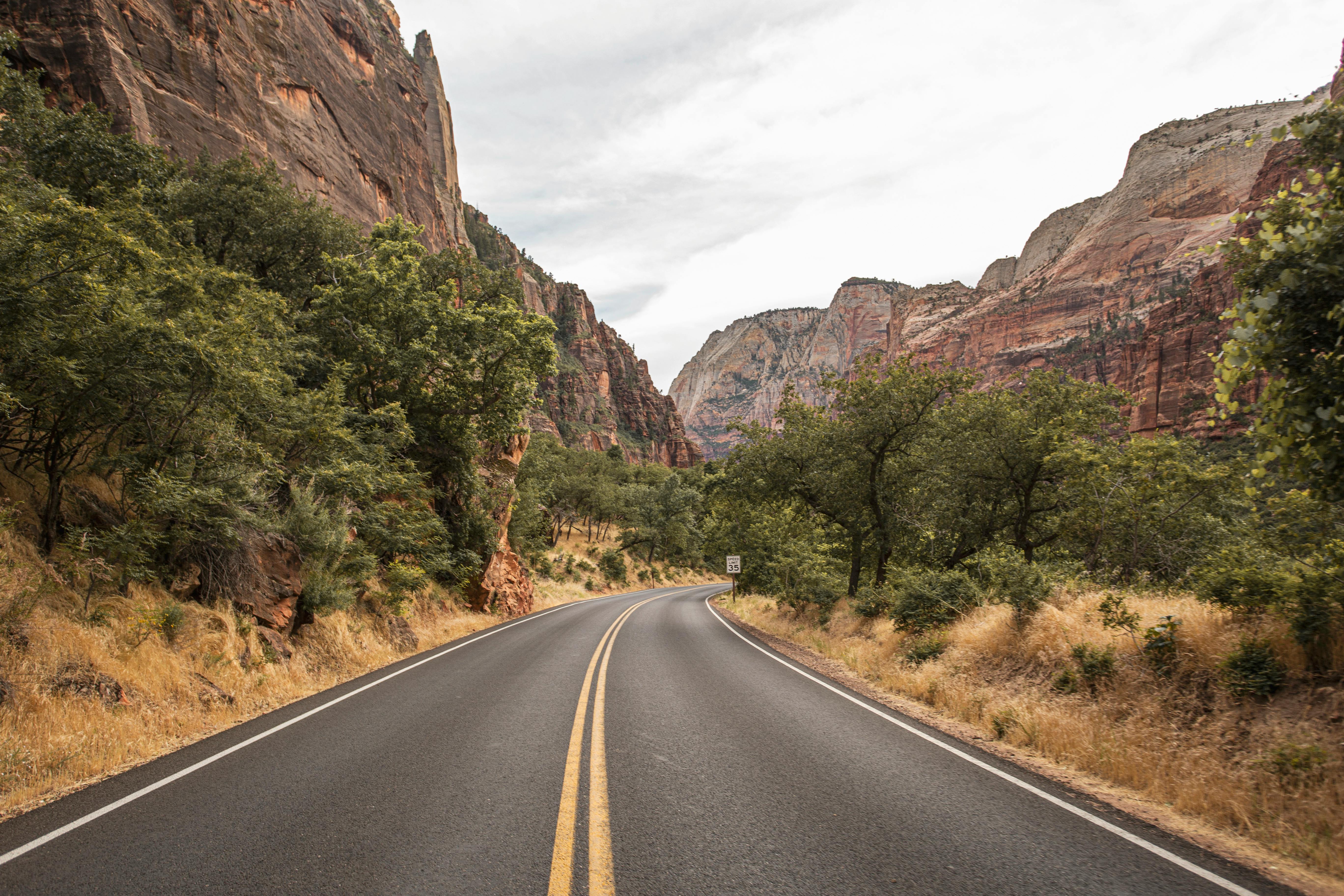 Road Among Cliffs · Free Stock Photo
