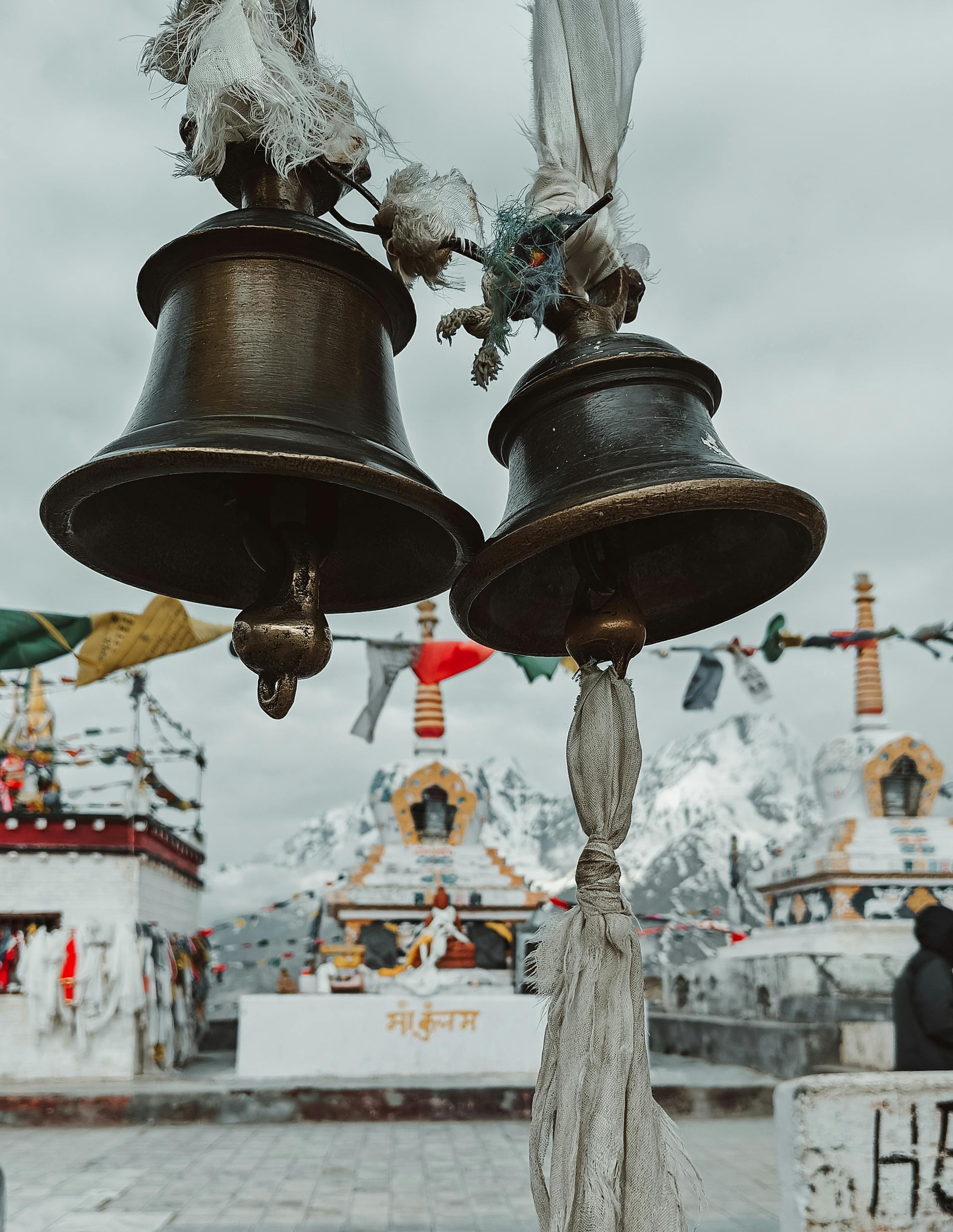 Tibetan Praying Bells · Free Stock Photo