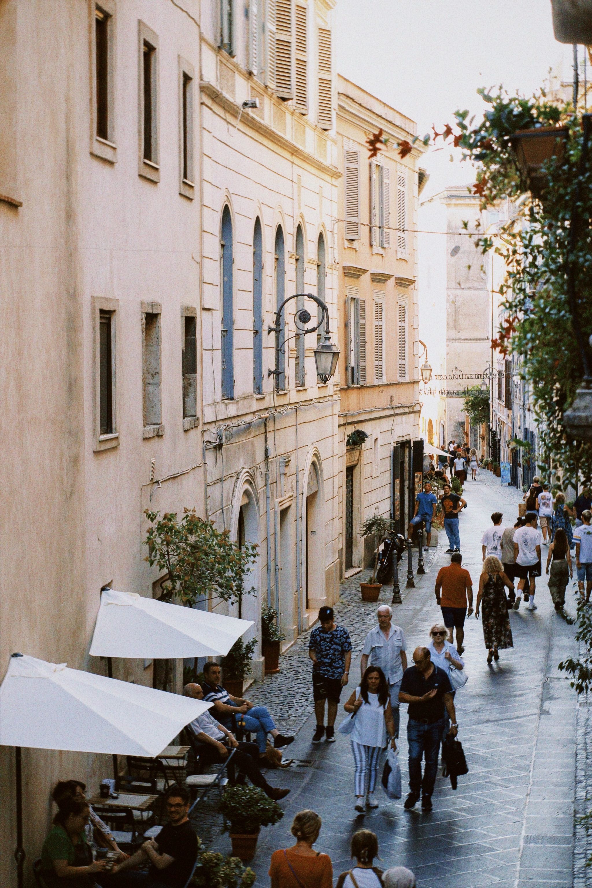 People Walking in Narrow Street · Free Stock Photo