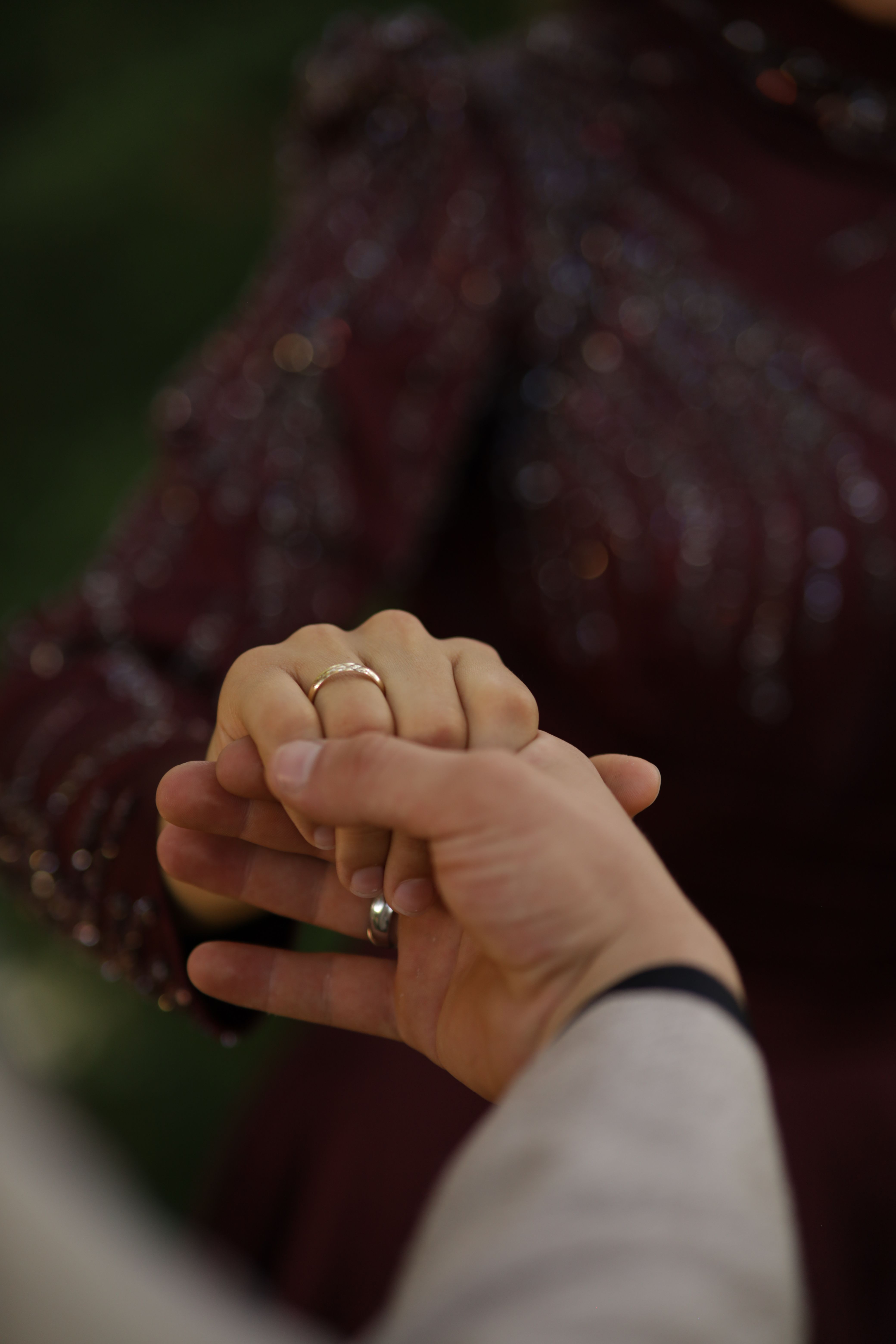 Hands Holding with Rings · Free Stock Photo