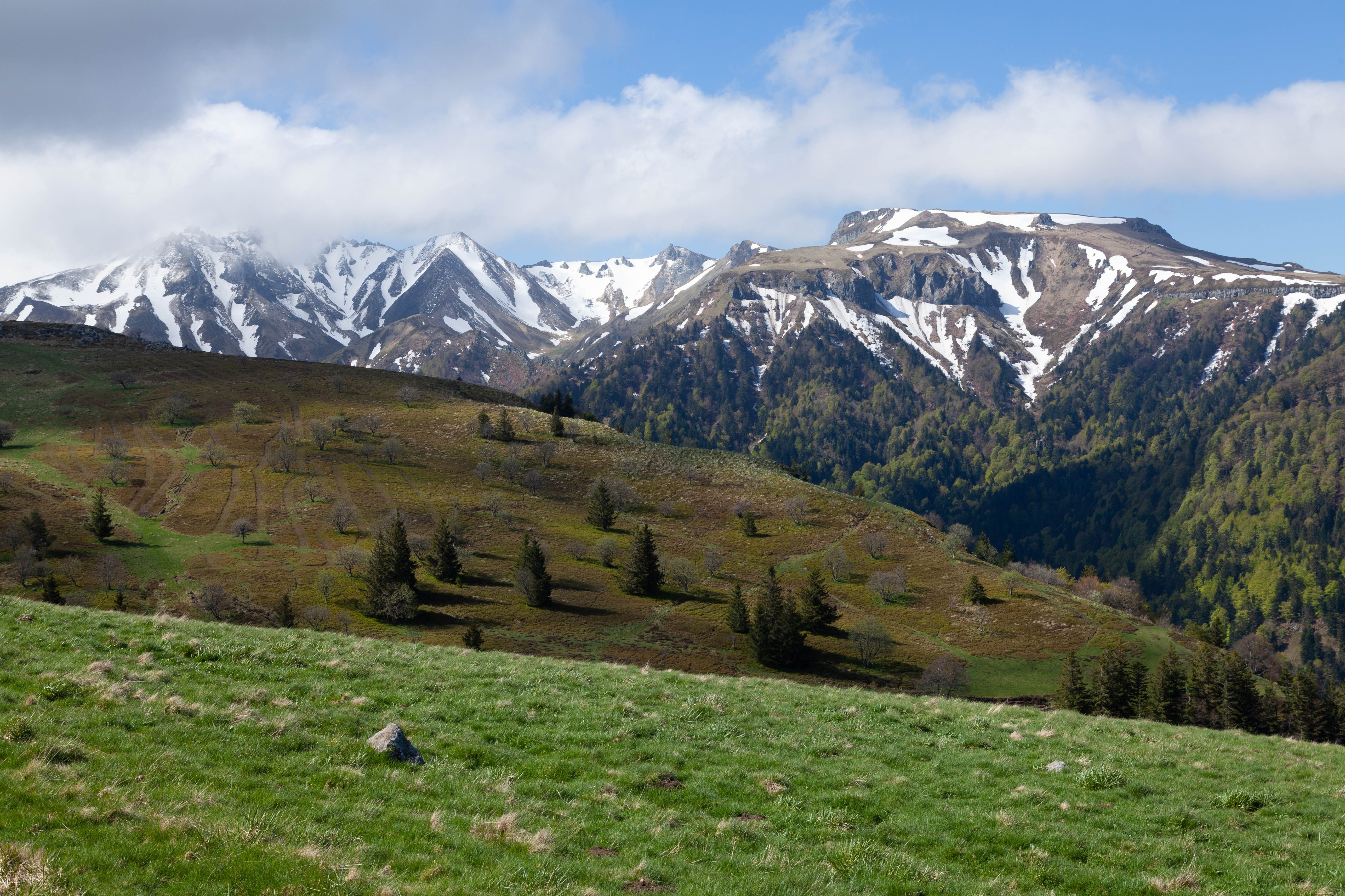 Massif Central Mountain Range