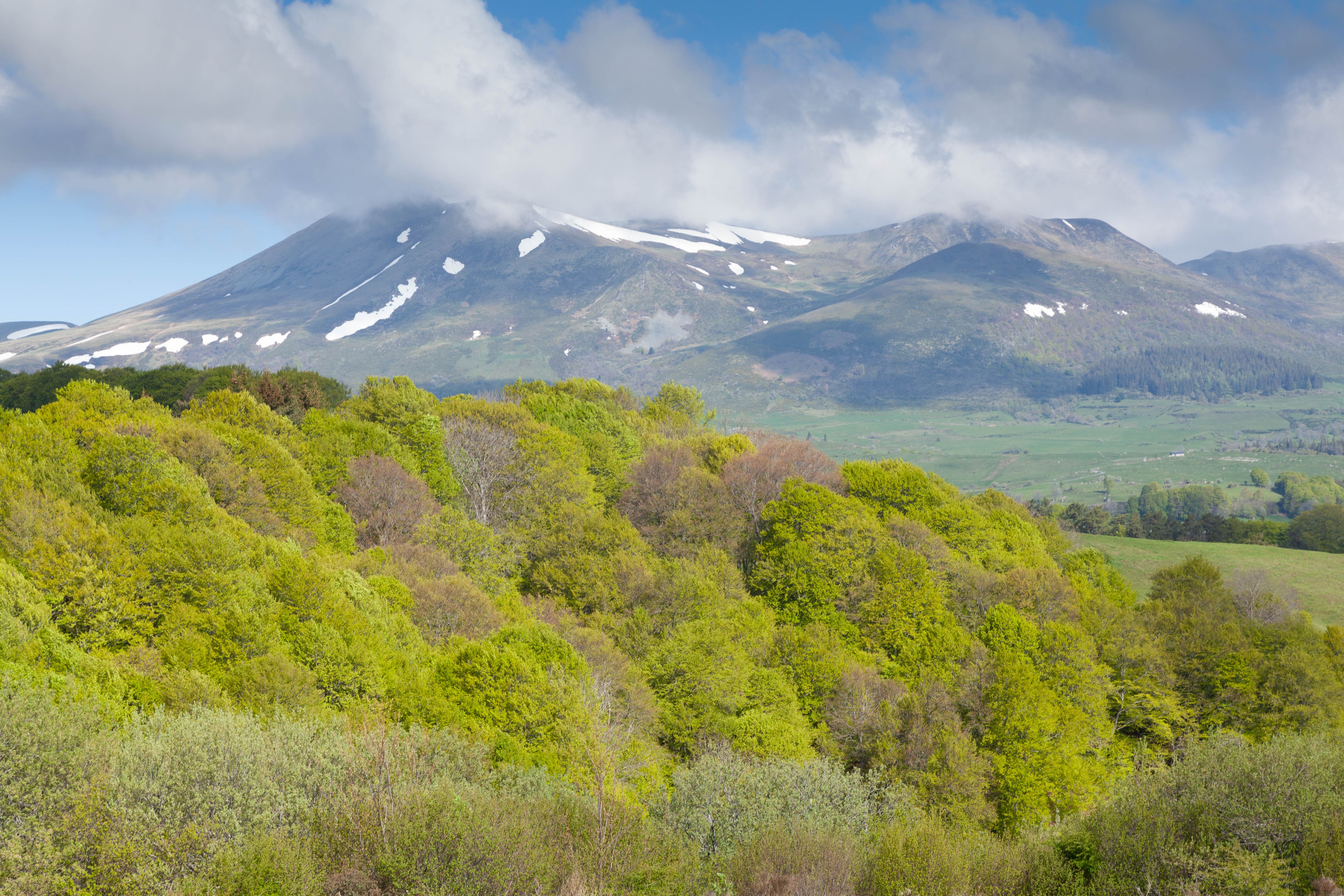 Massif Central Mountain Range