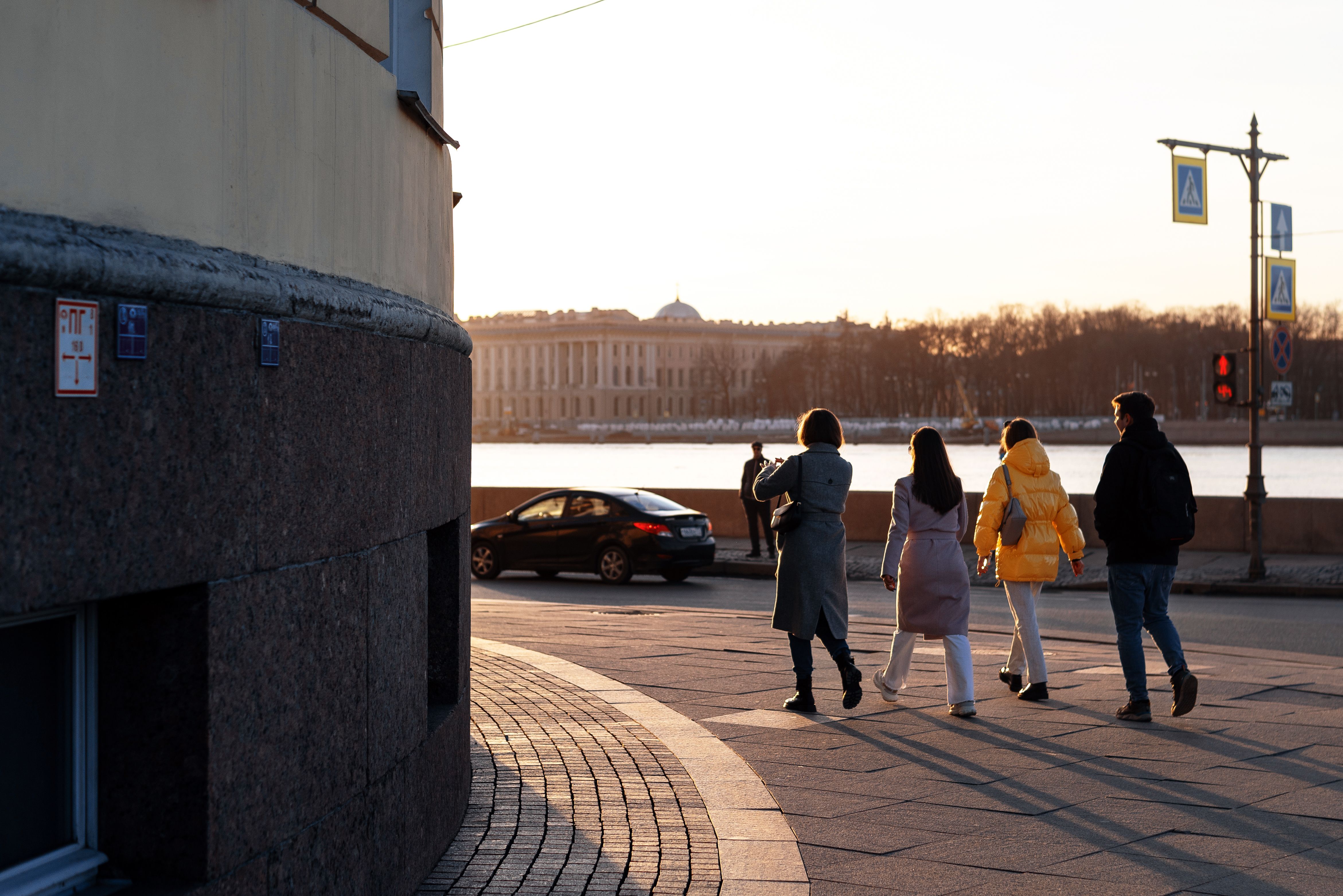 Pedestrians Walking on Sidewalk · Free Stock Photo