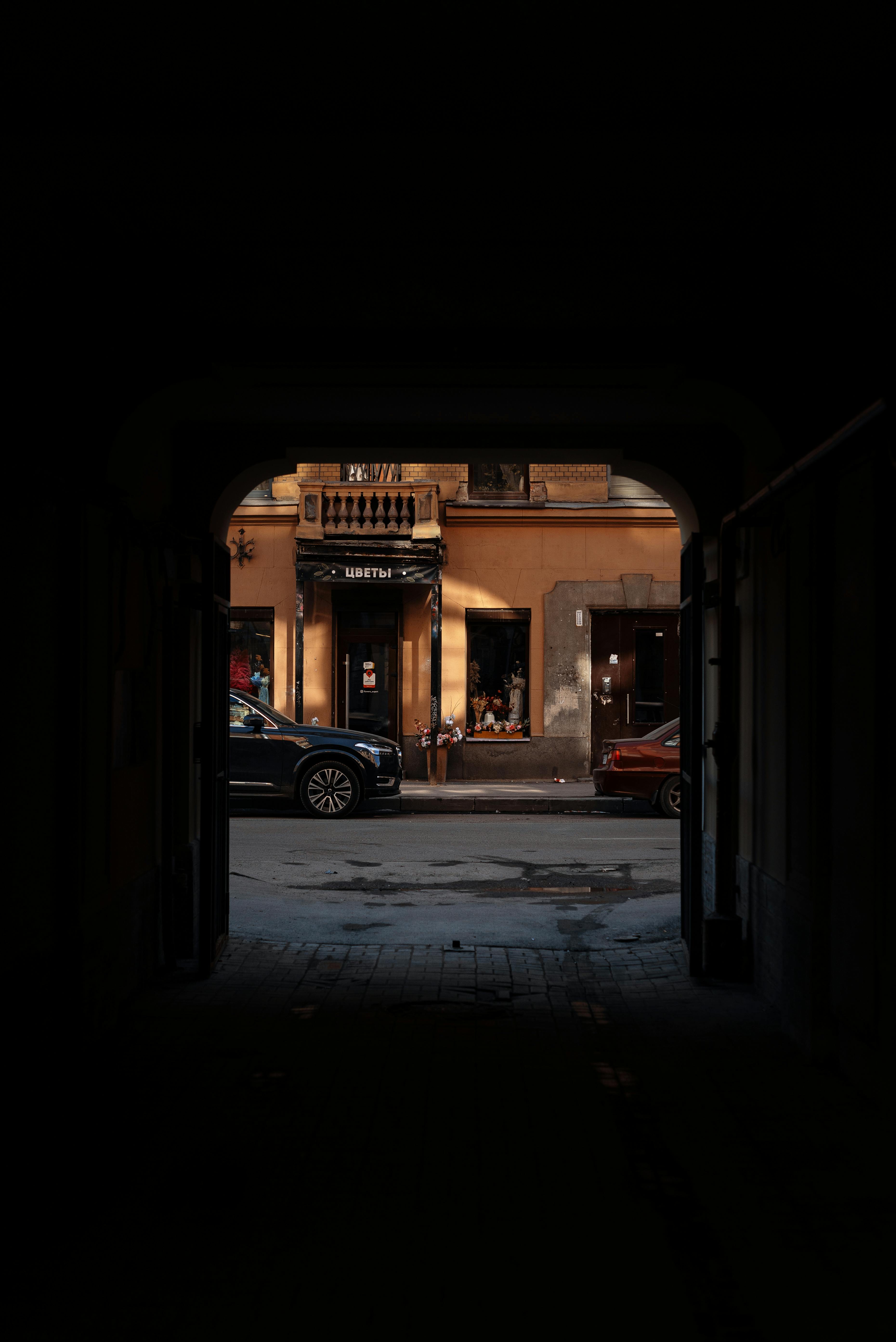 View on Street from Dark Gate · Free Stock Photo