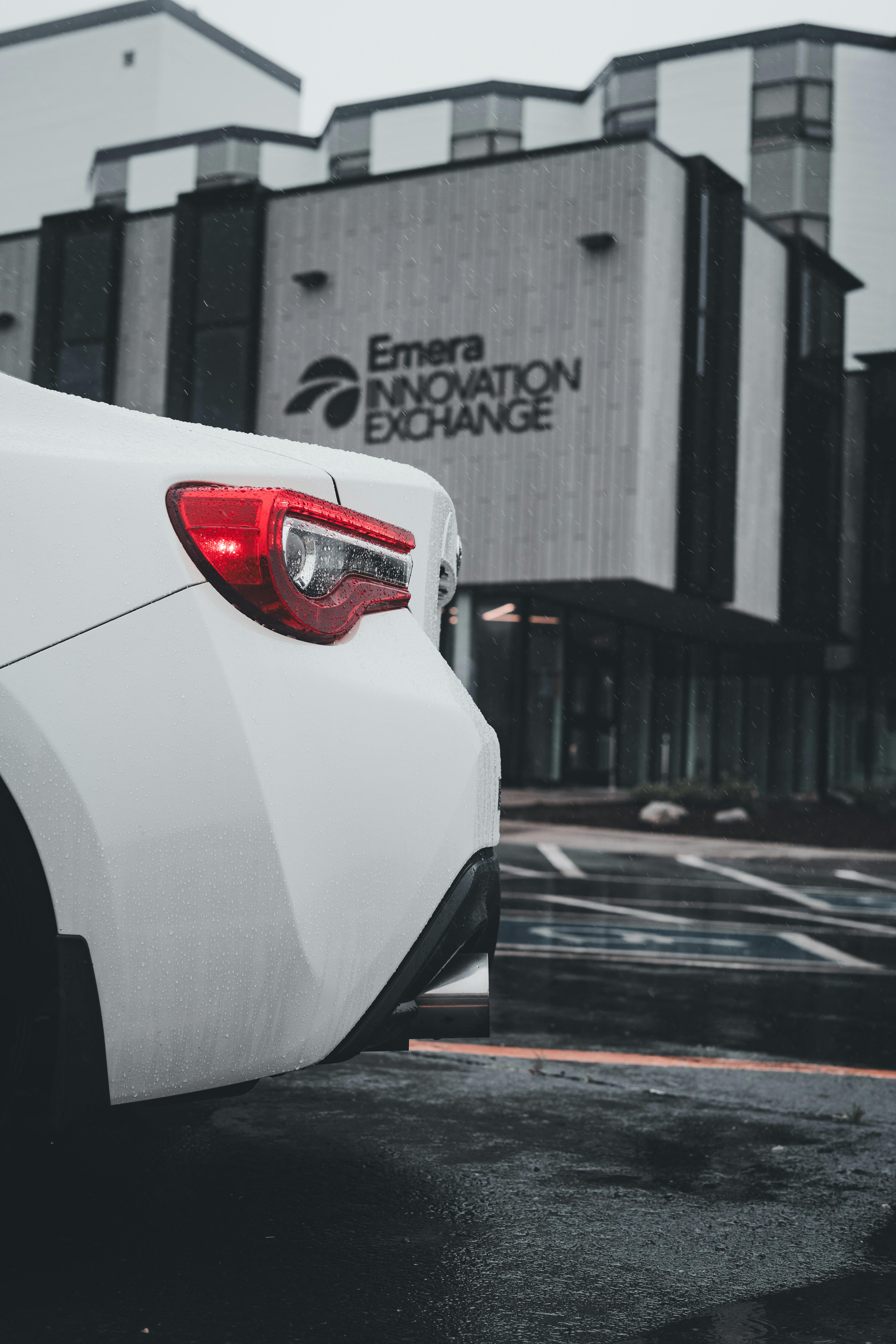 Close up of Toyota Car near Emera Innovation Exchange in Canada · Free ...