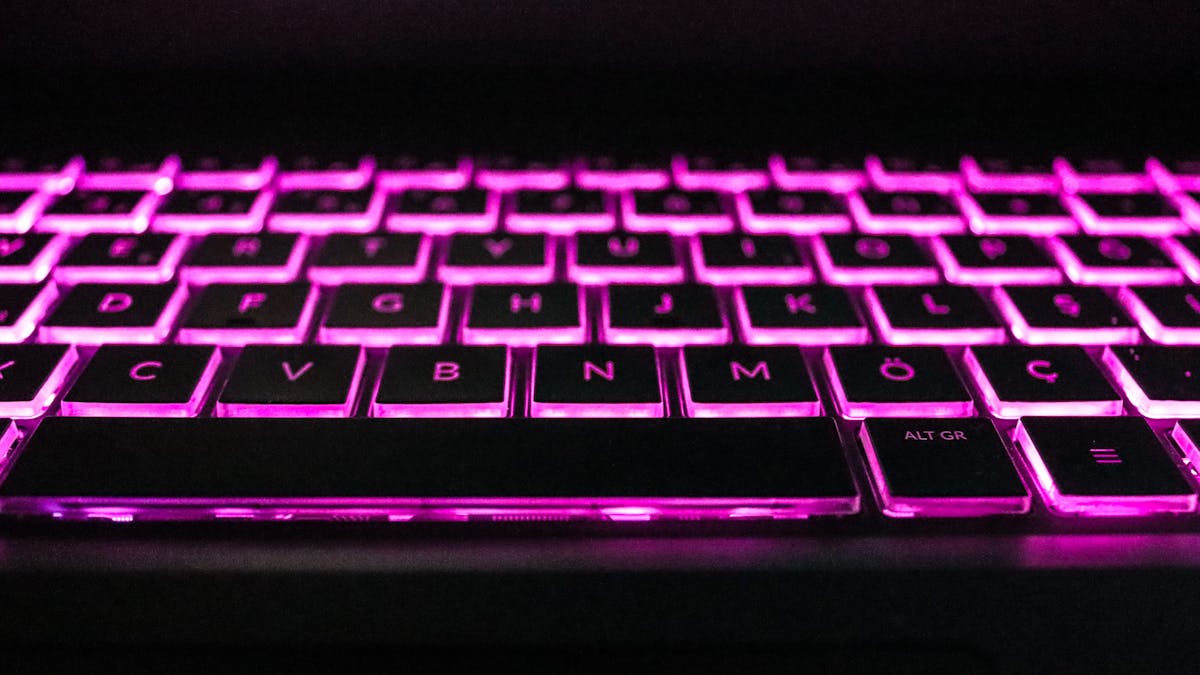 Neon Lit Laptop Keyboard Photos, Download The BEST Free Neon Lit Laptop ...