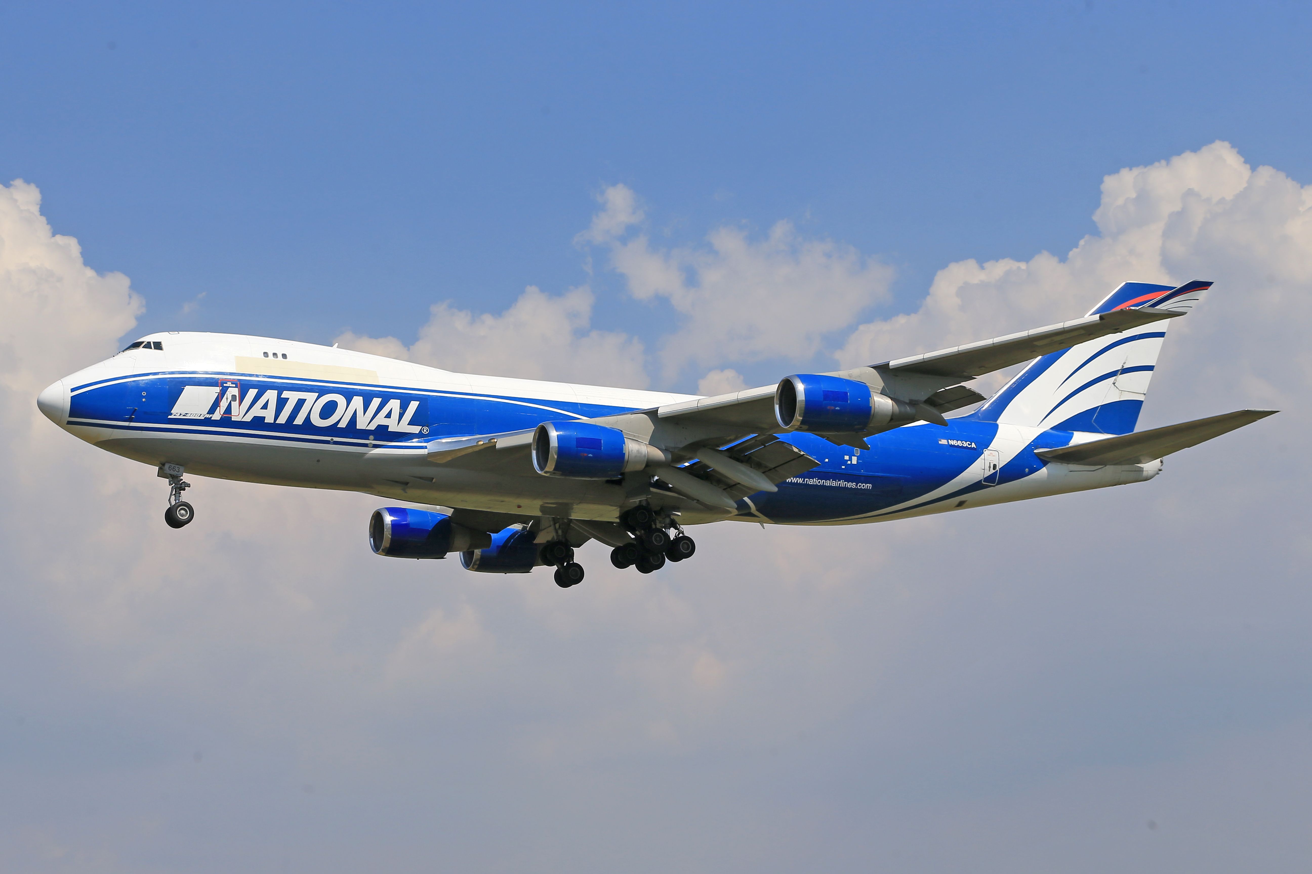 Airplane of US National Airlines · Free Stock Photo