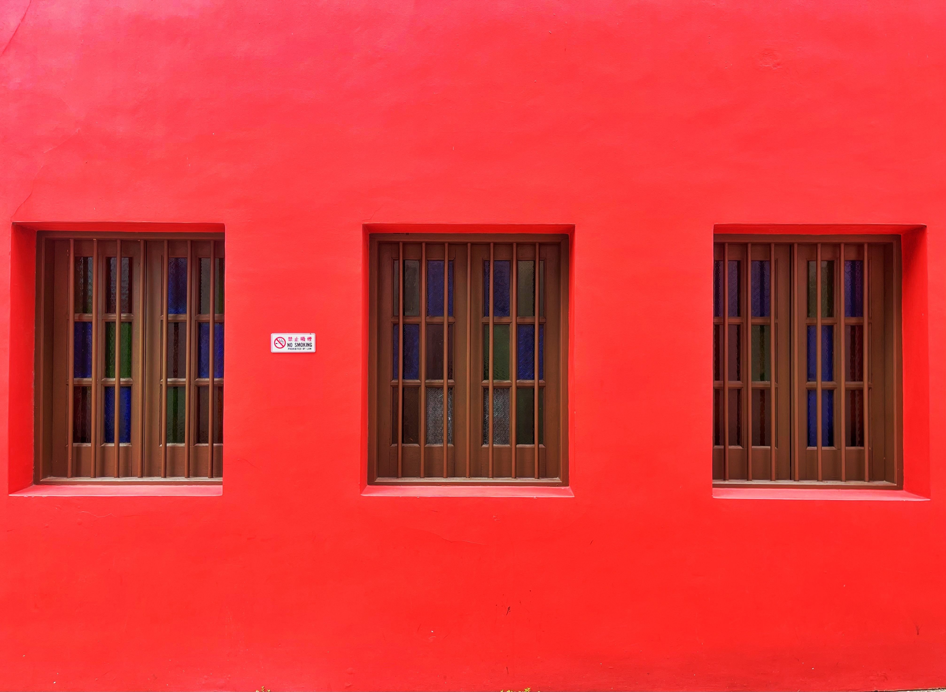 Windows and Holes in Building Wall · Free Stock Photo