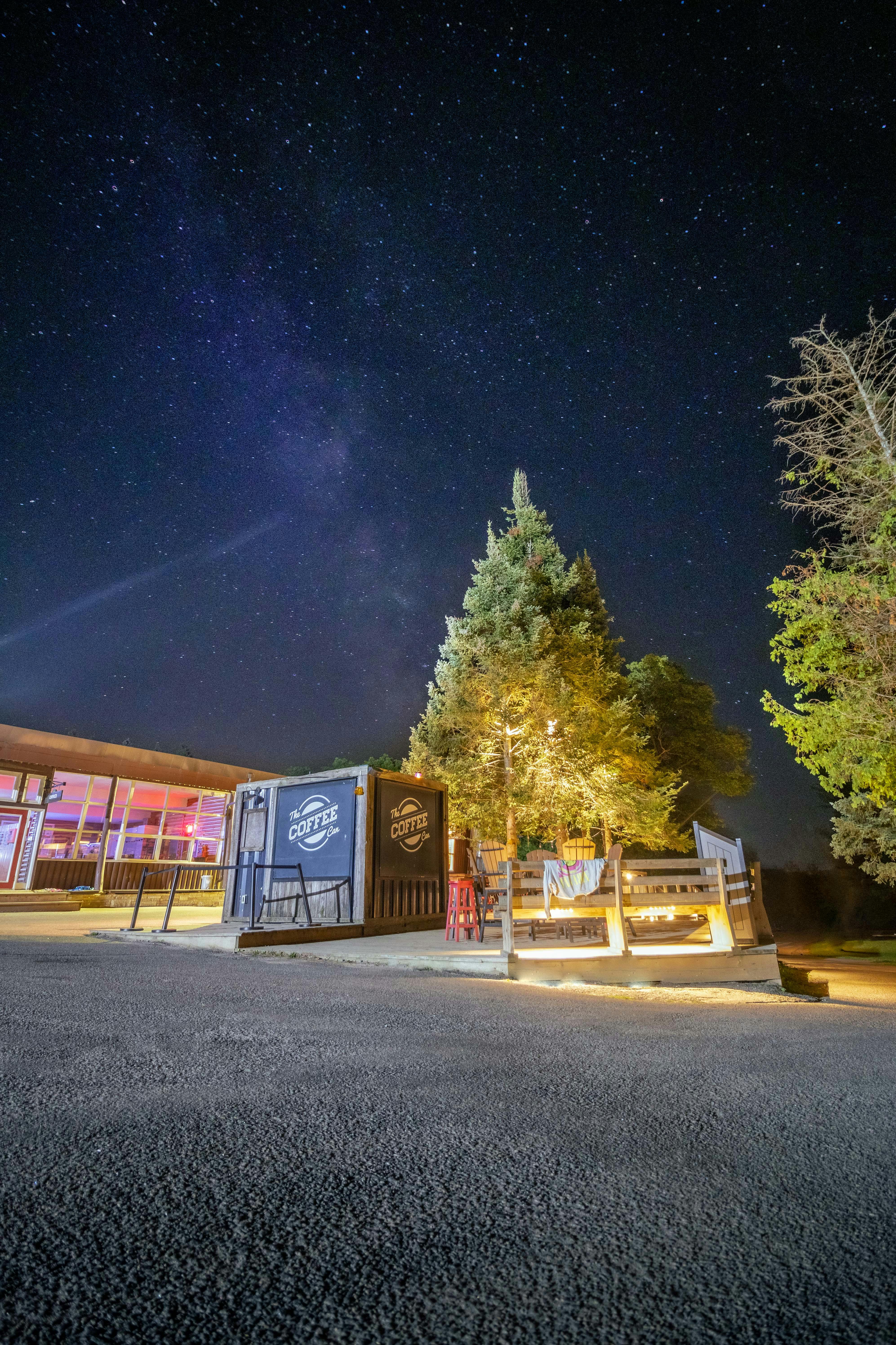 Field of Stars over Camping · Free Stock Photo