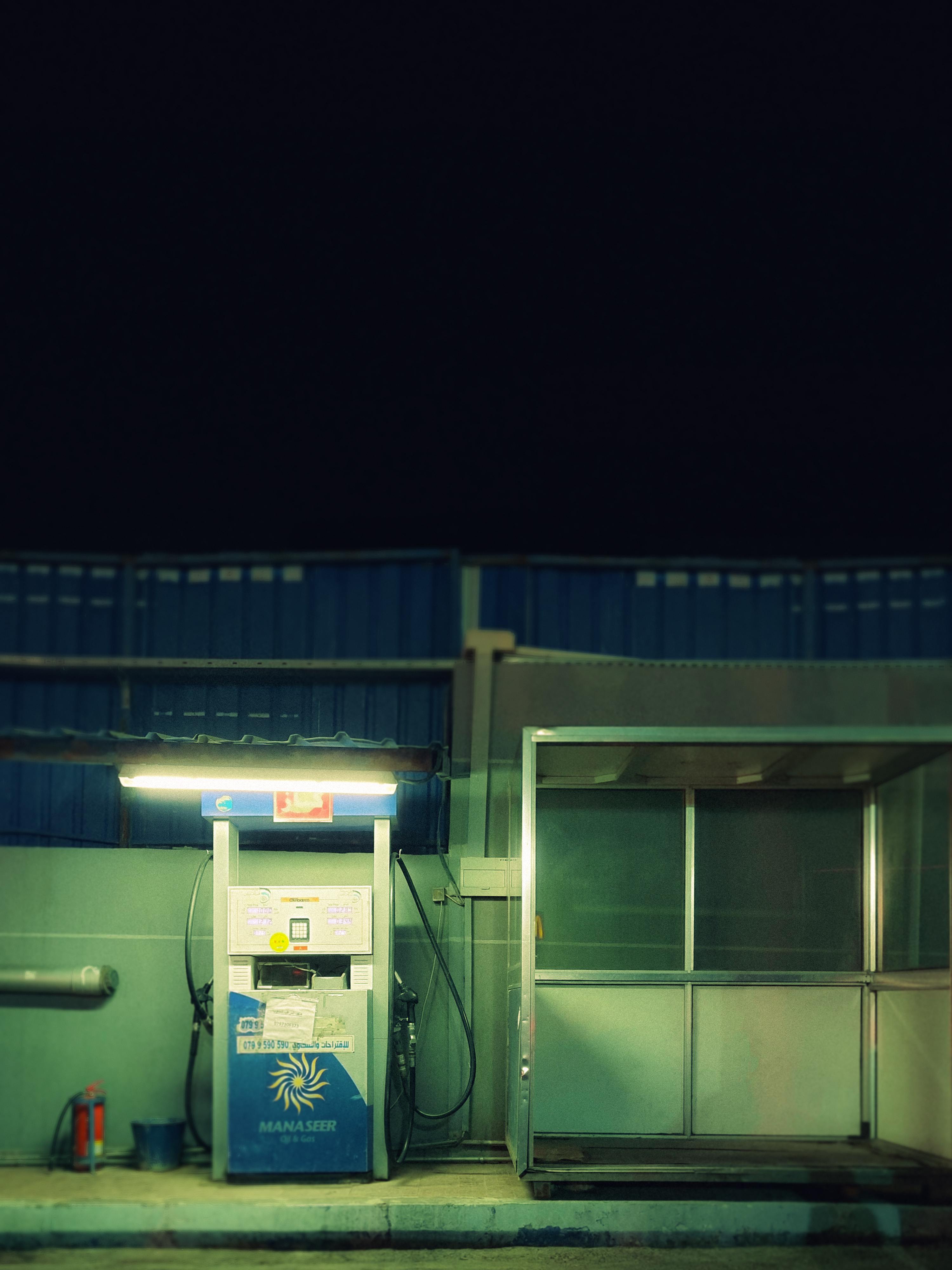 Light over ATM at Night · Free Stock Photo