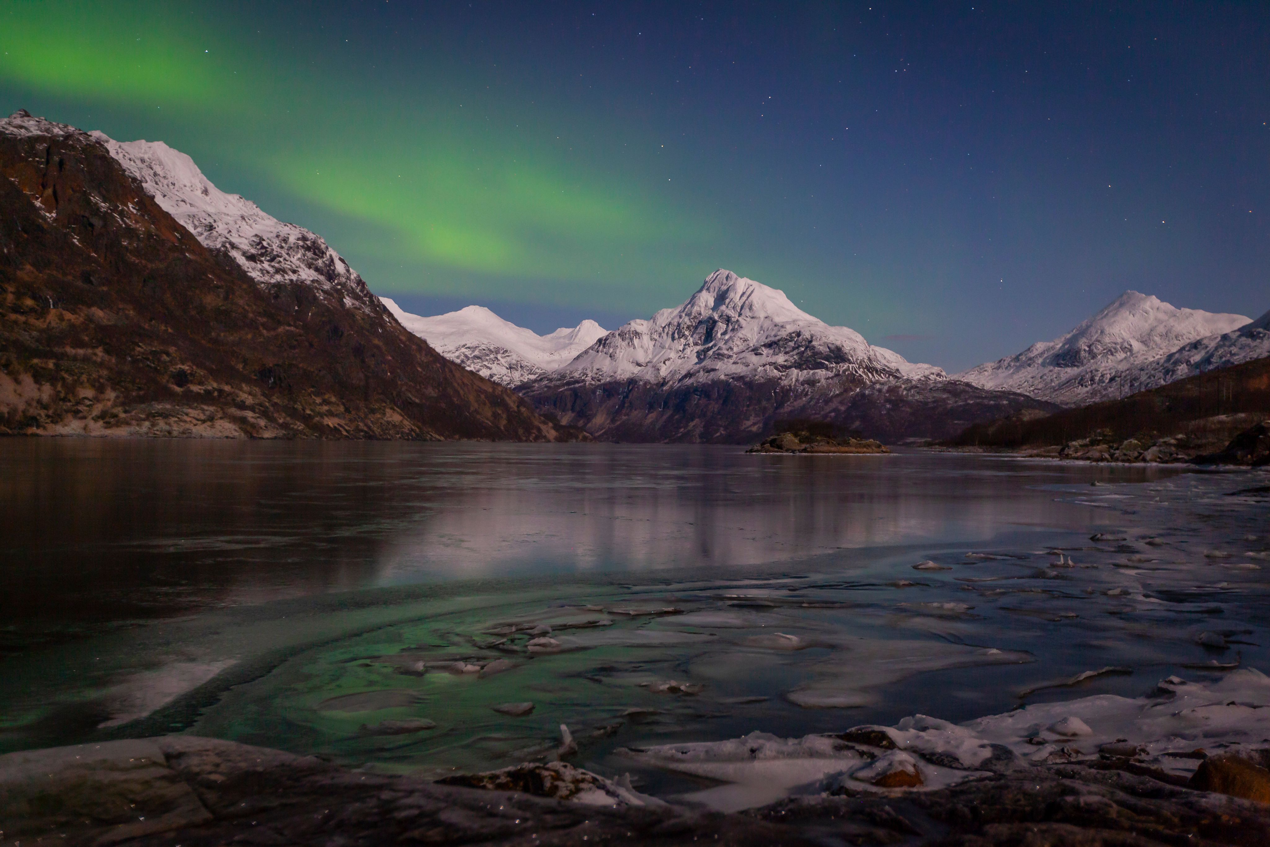 aurora night sky · Free Stock Photo