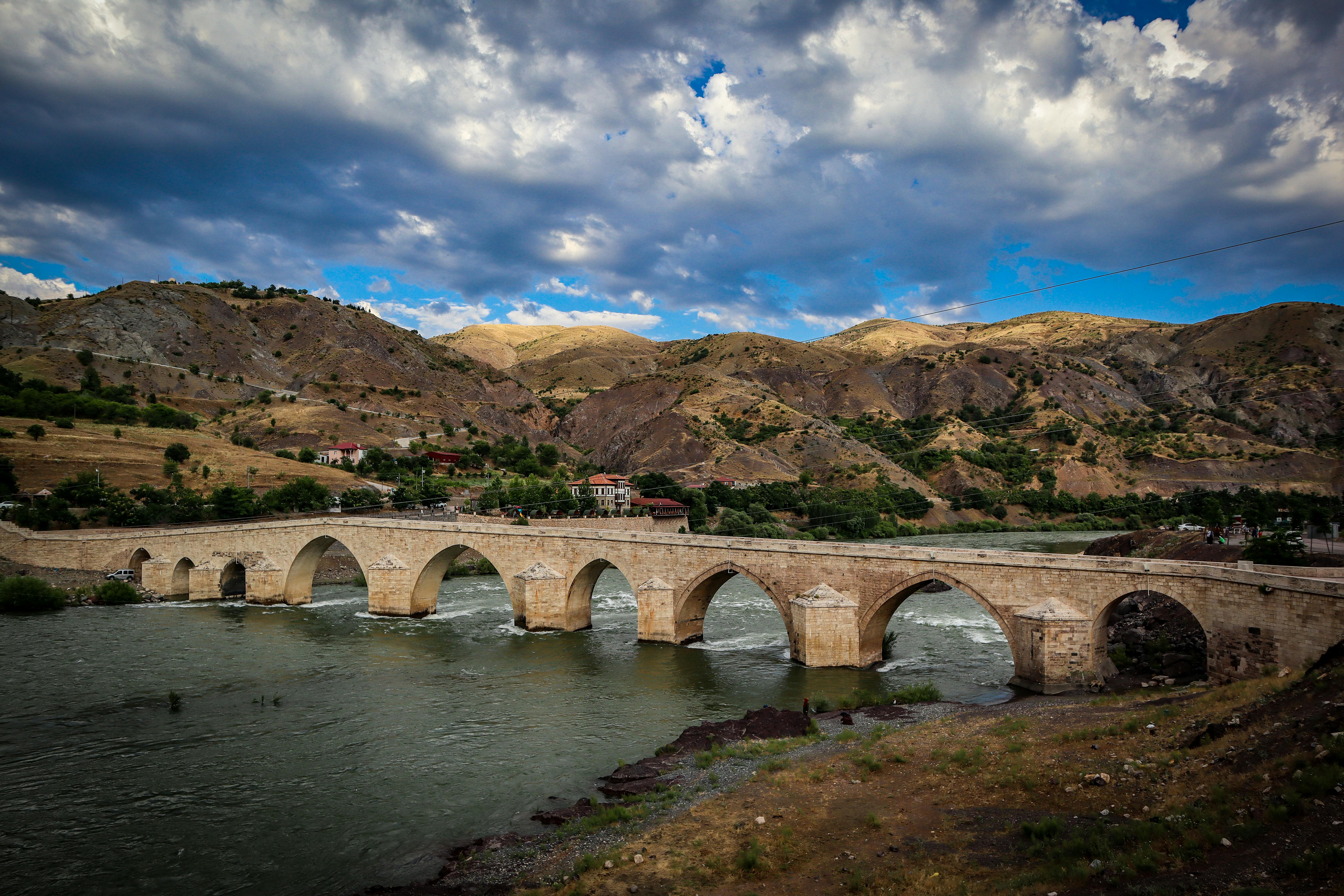 Stone Bridge on Murat River in Turkey · Free Stock Photo