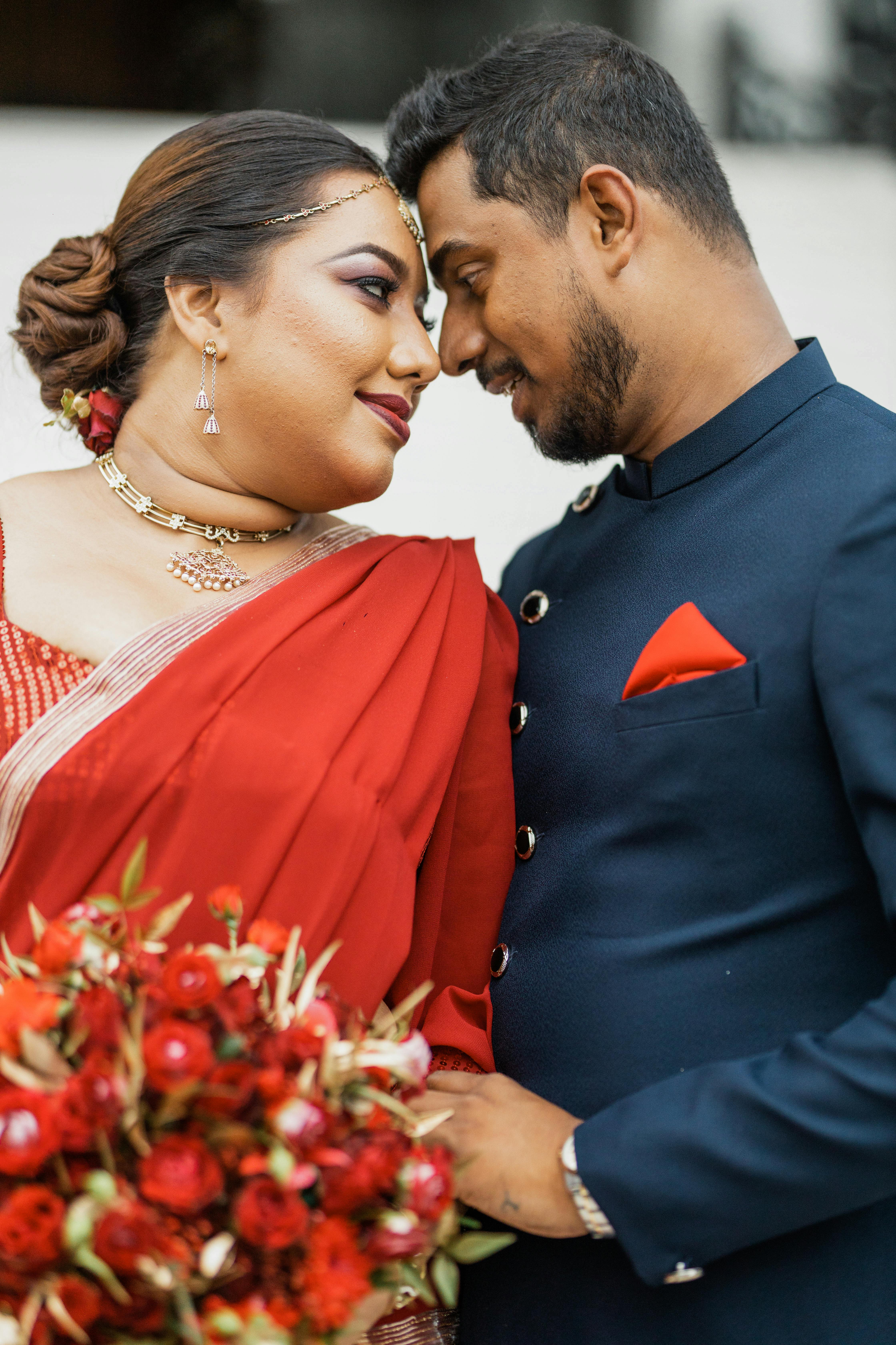 Traditional Indian Wedding Couple · Free Stock Photo