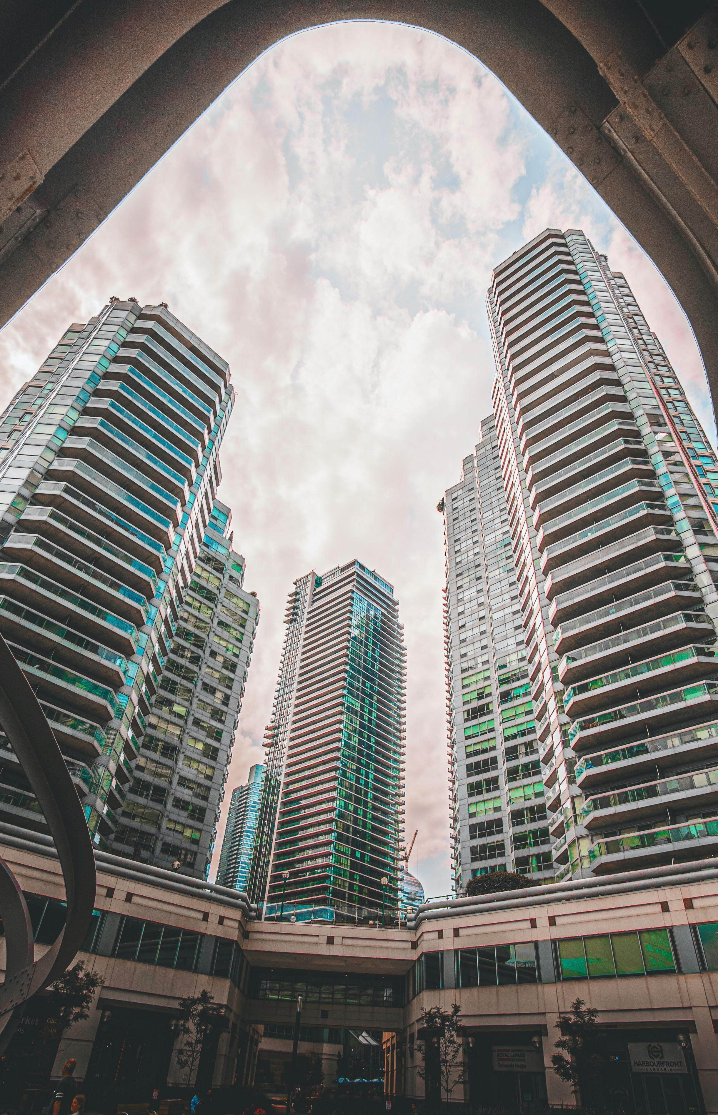 Modern Skyscraper Complex · Free Stock Photo