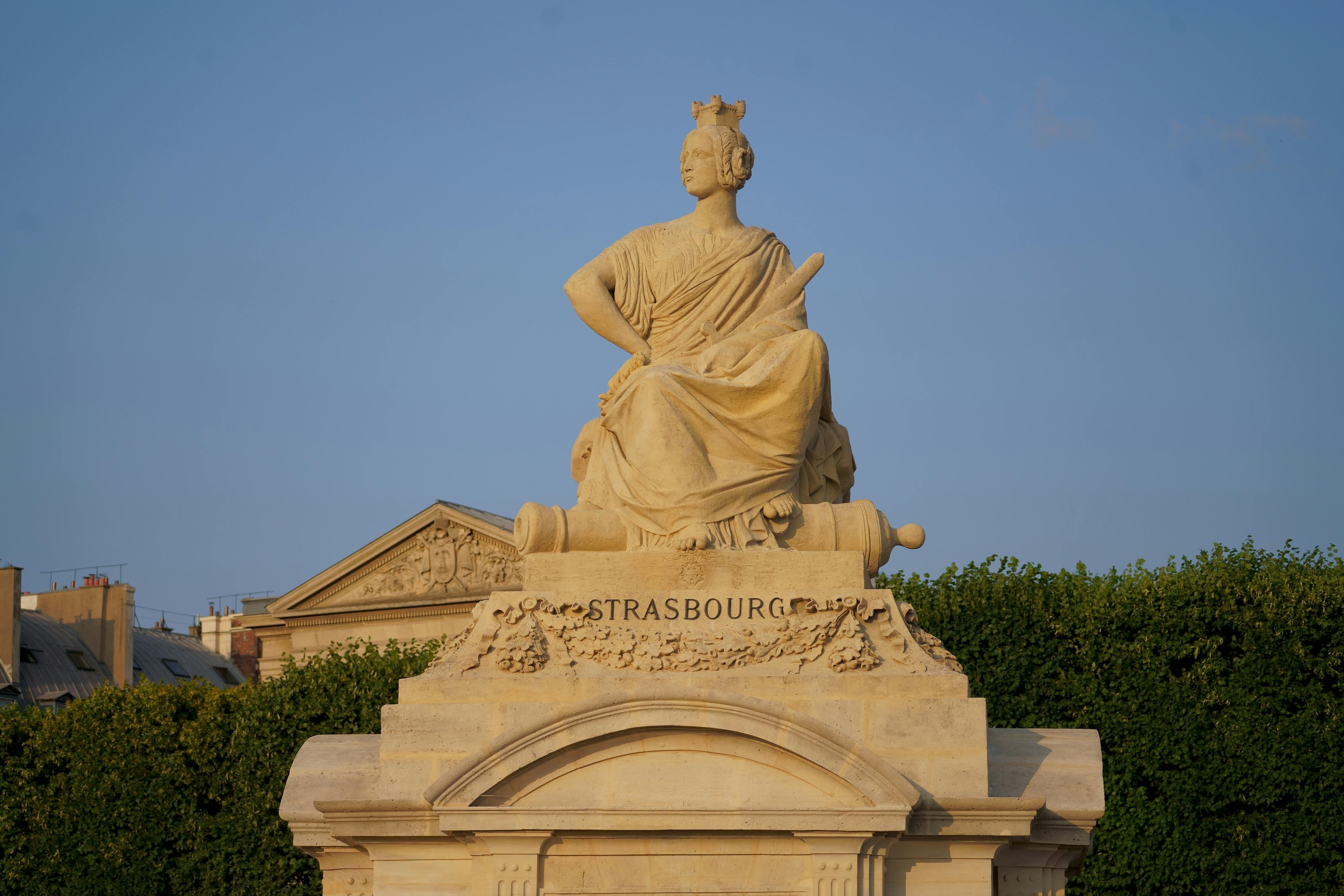 Marble Sculpture on Place De La Concorde in Paris, France · Free Stock ...