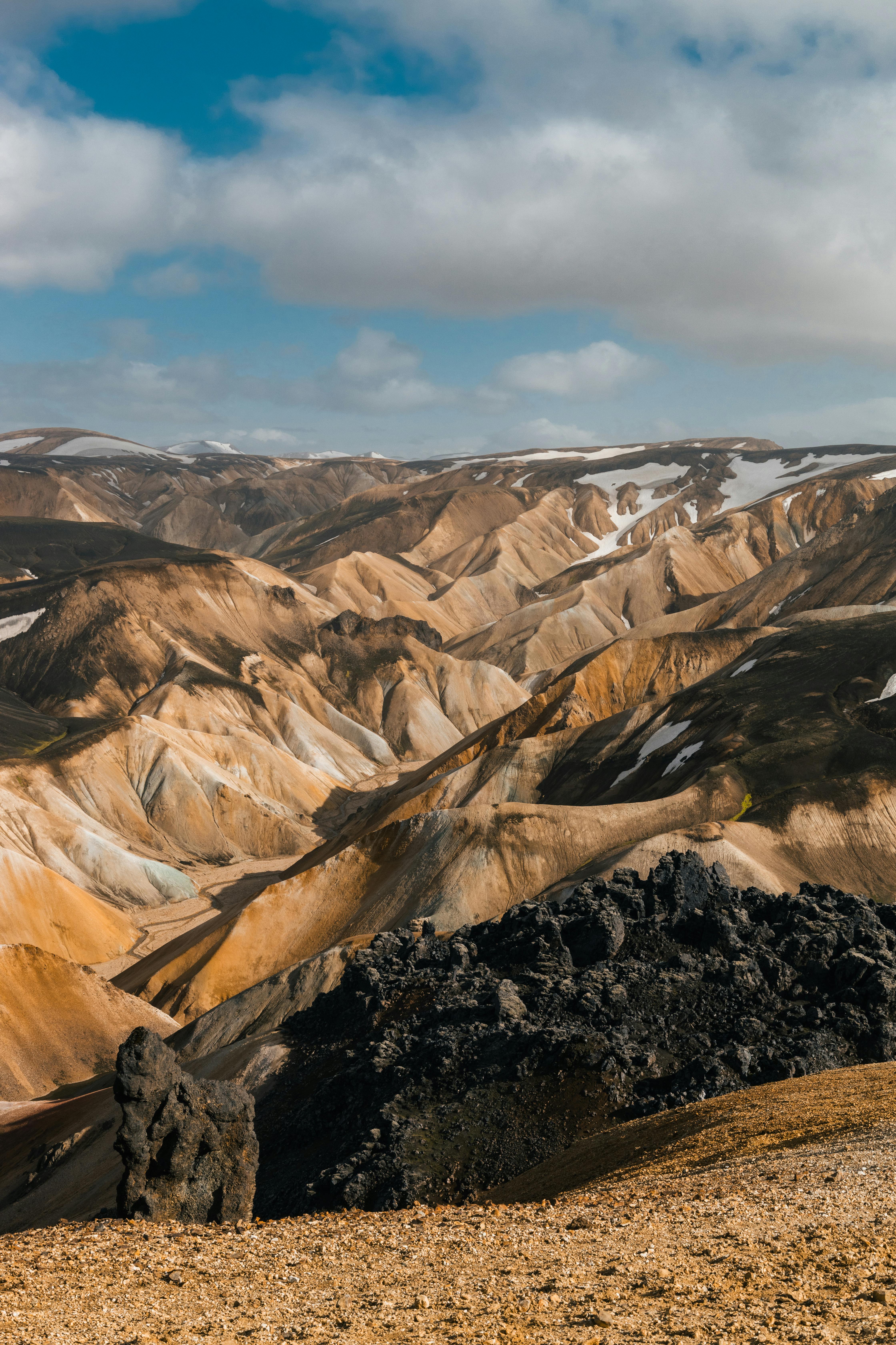 Barren Mountain Landscape with Texture · Free Stock Photo