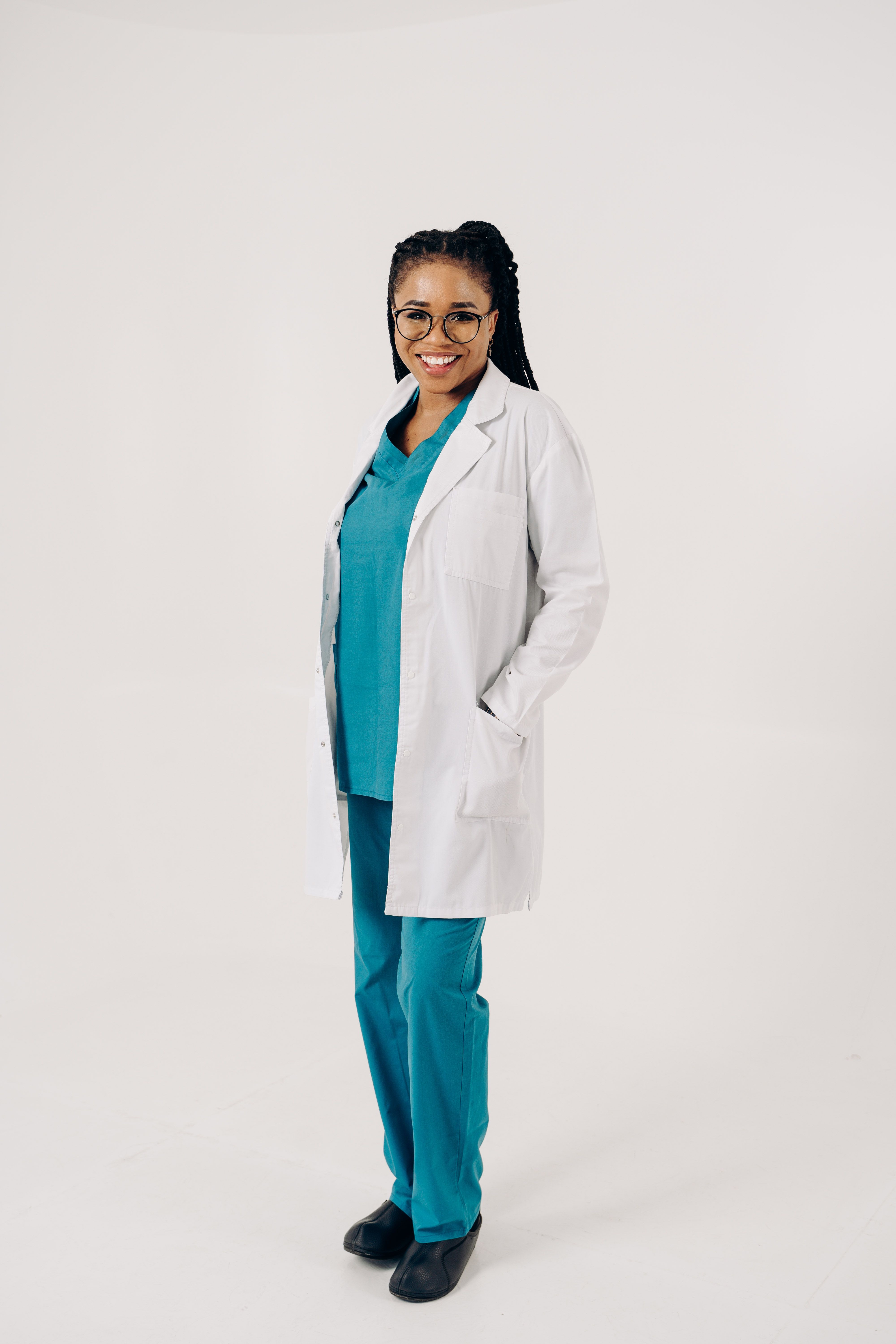 Woman in White Medical Robe · Free Stock Photo