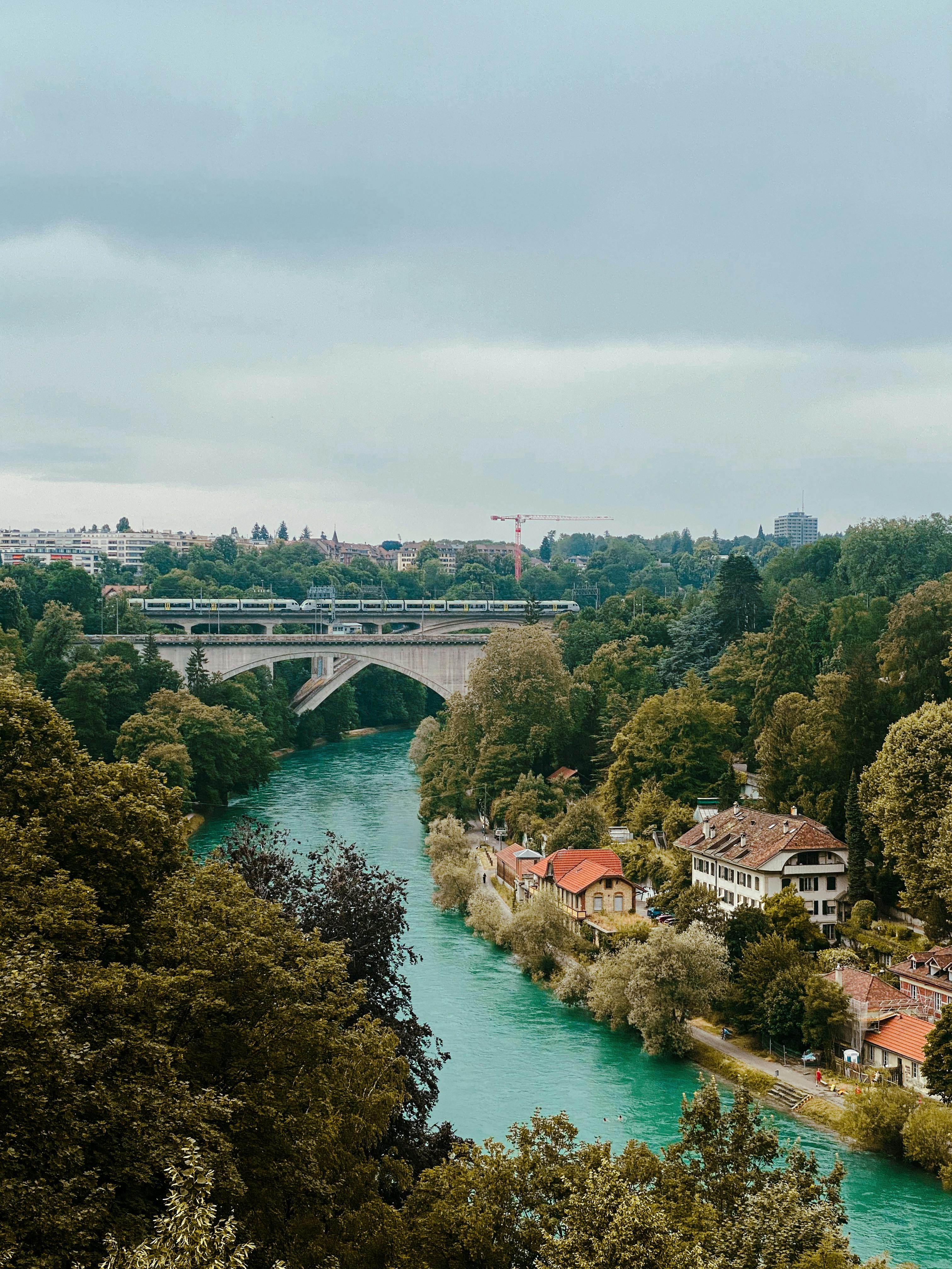 Bridge over City in Lorraine · Free Stock Photo