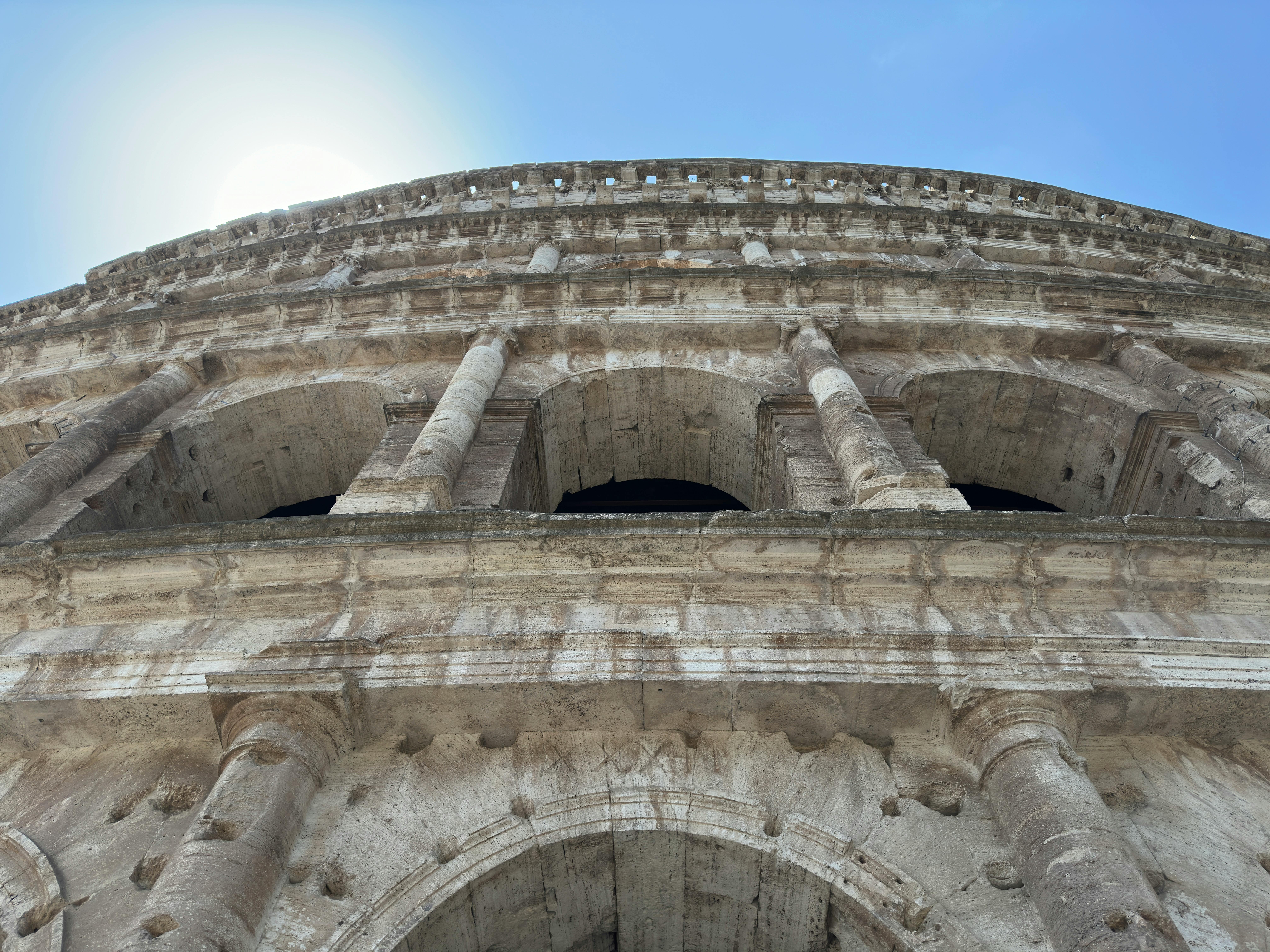 Colosseum exterior on sunny day · Free Stock Photo