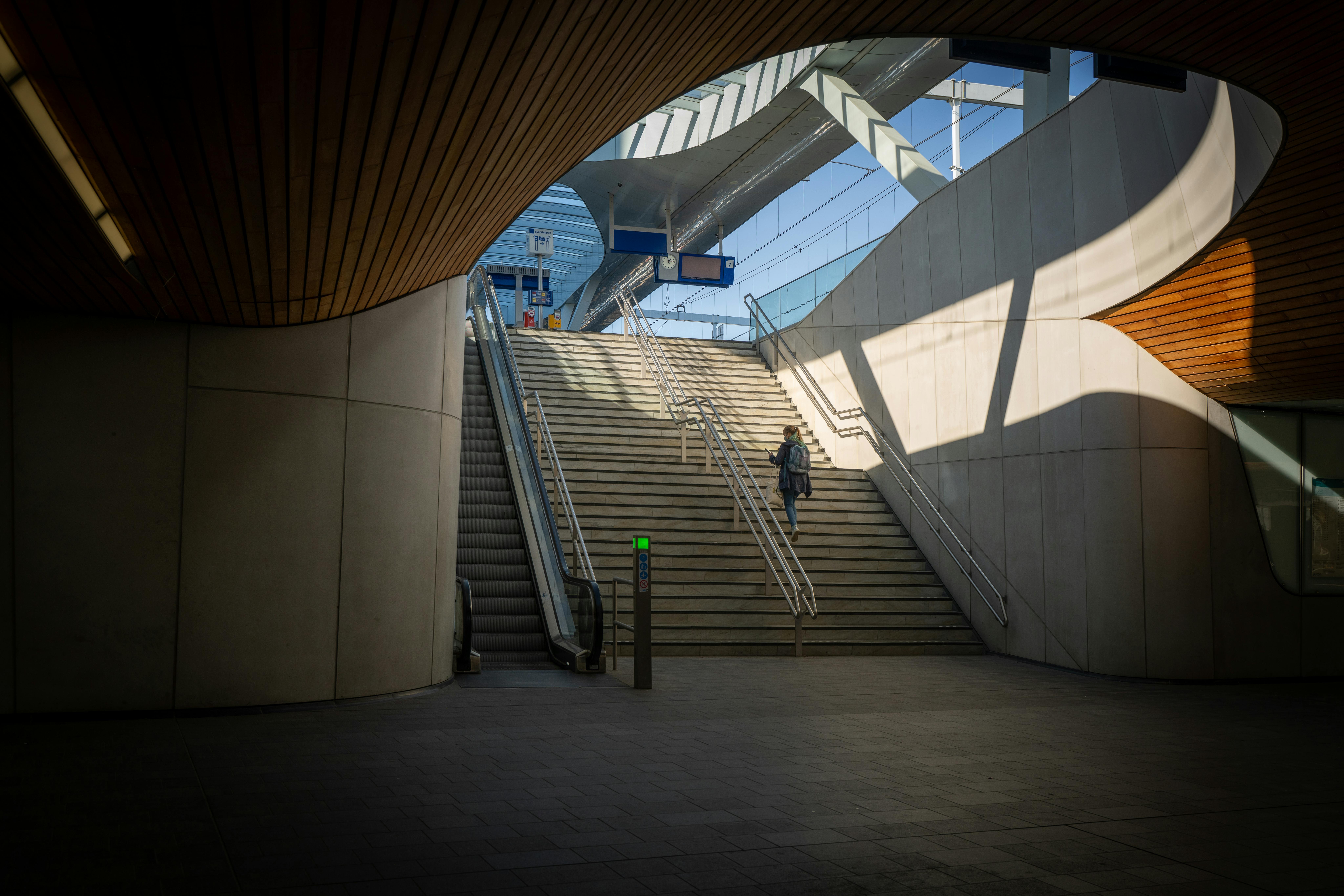 Stairs in Railway Station · Free Stock Photo