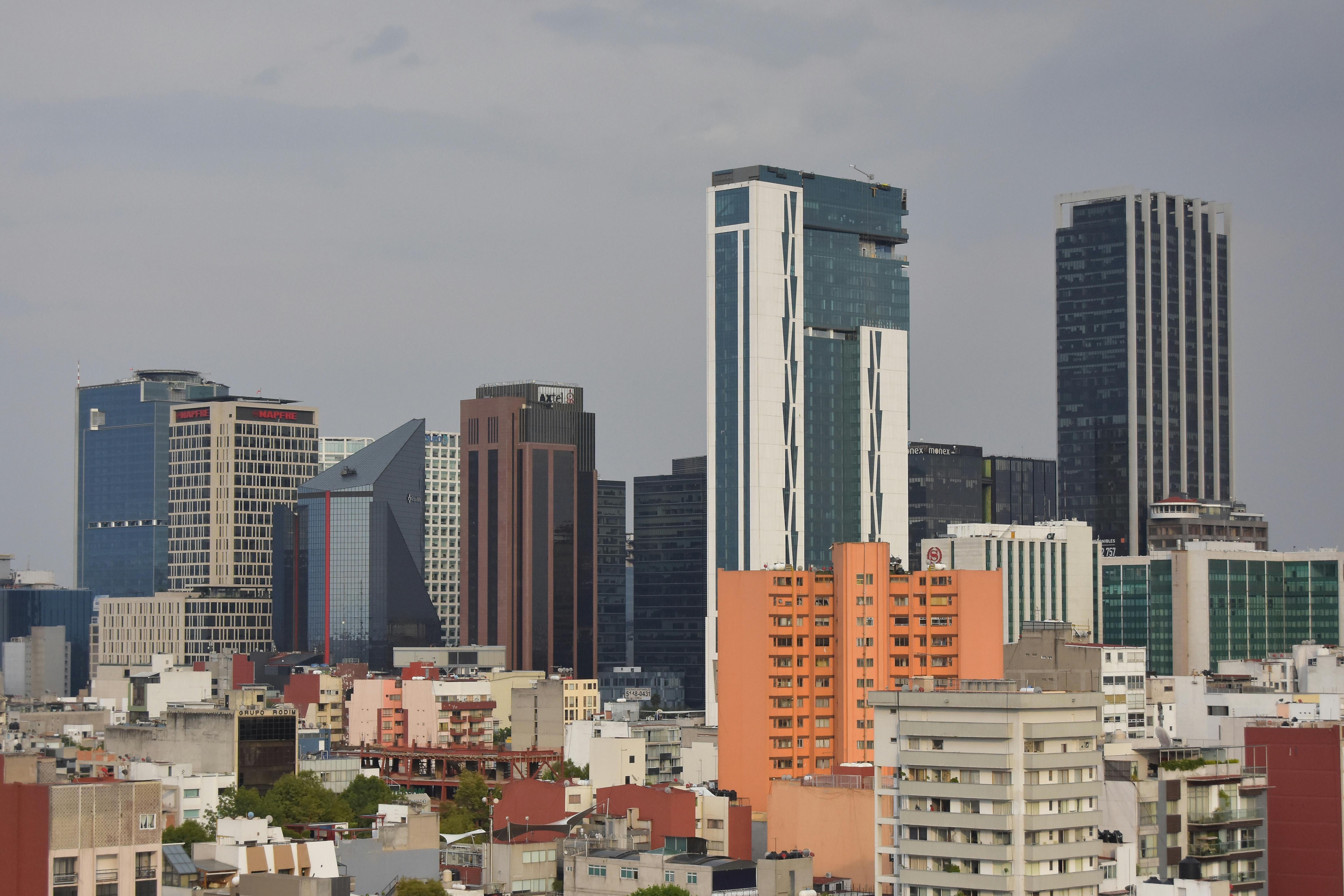 Skyscrapers and High-Rise Buildings in Mexico City Downtown · Free ...