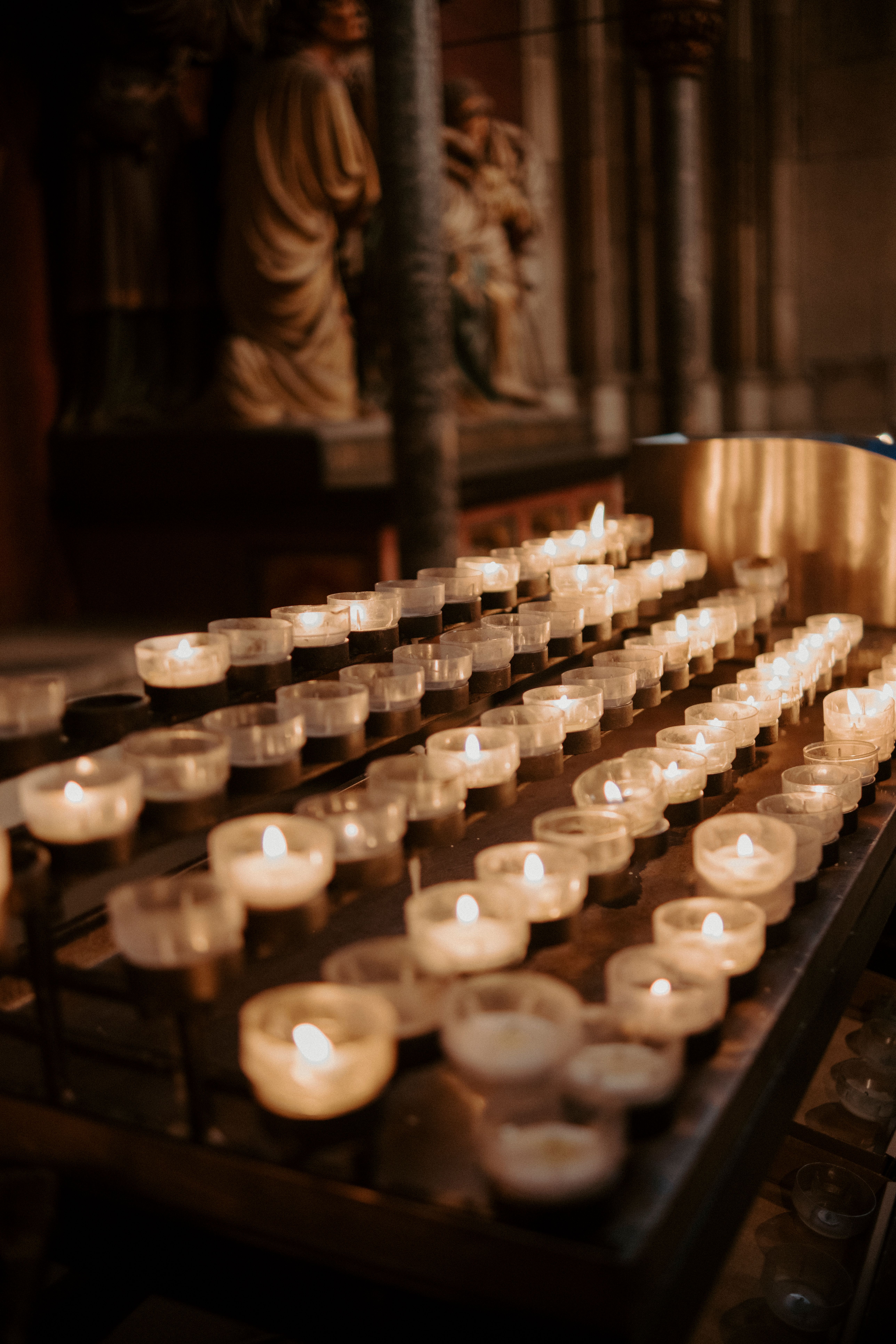 Negative Photography of Candles · Free Stock Photo