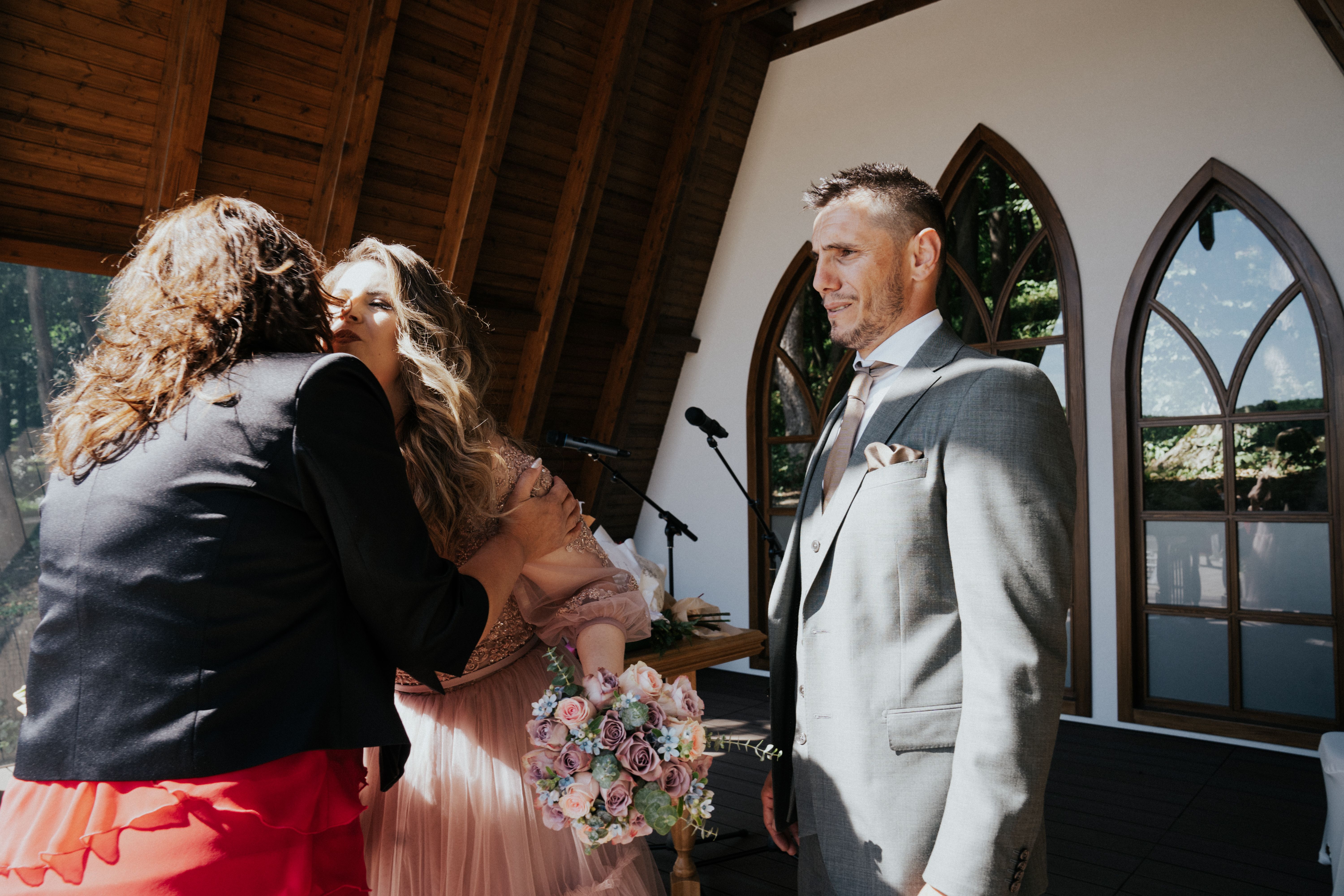 Newly Wed Couple About to Kiss · Free Stock Photo