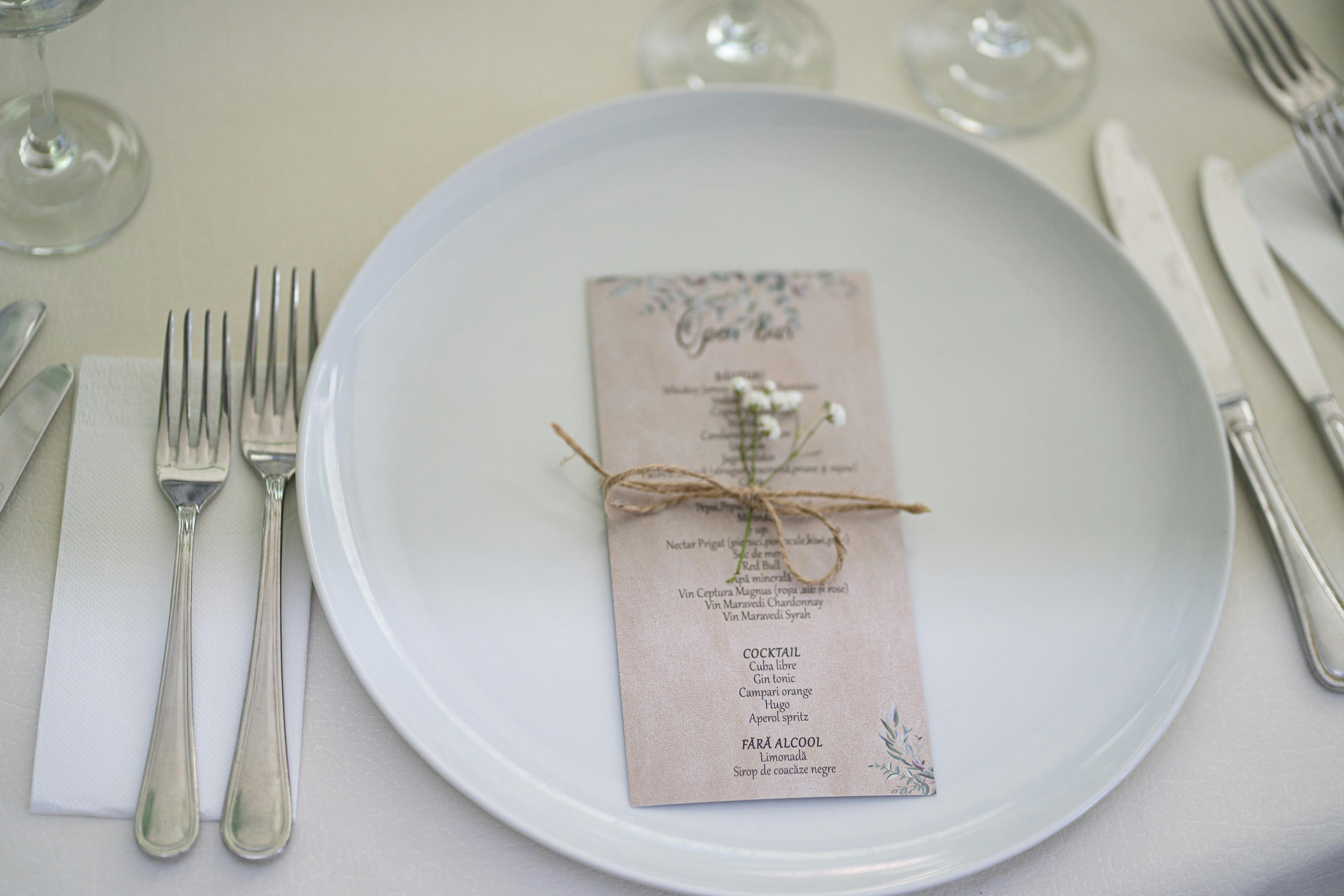 Close-Up Photo of Table Setting · Free Stock Photo