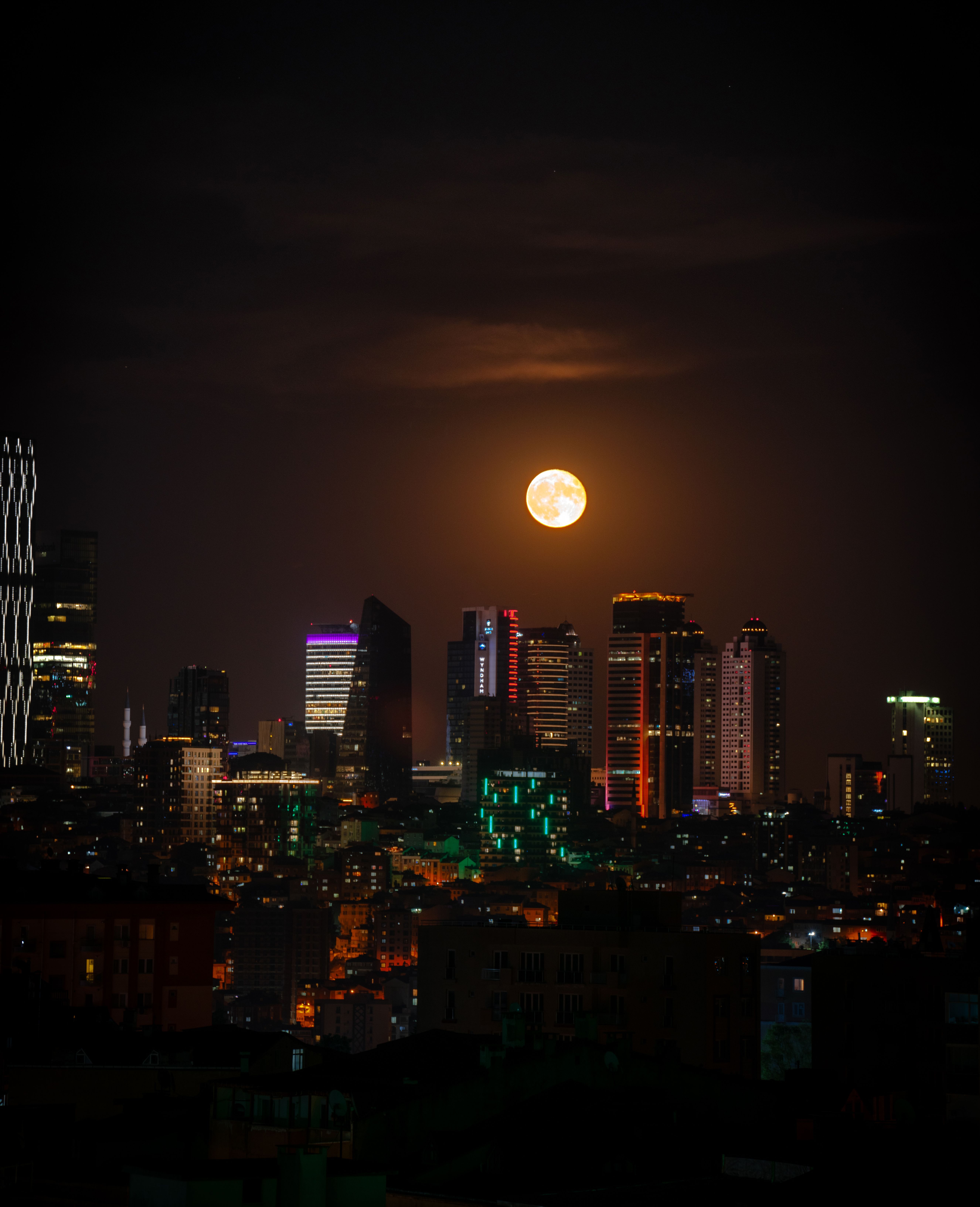 Moon City Night 143+ Thousand Moon City Royalty Free Images, Stock