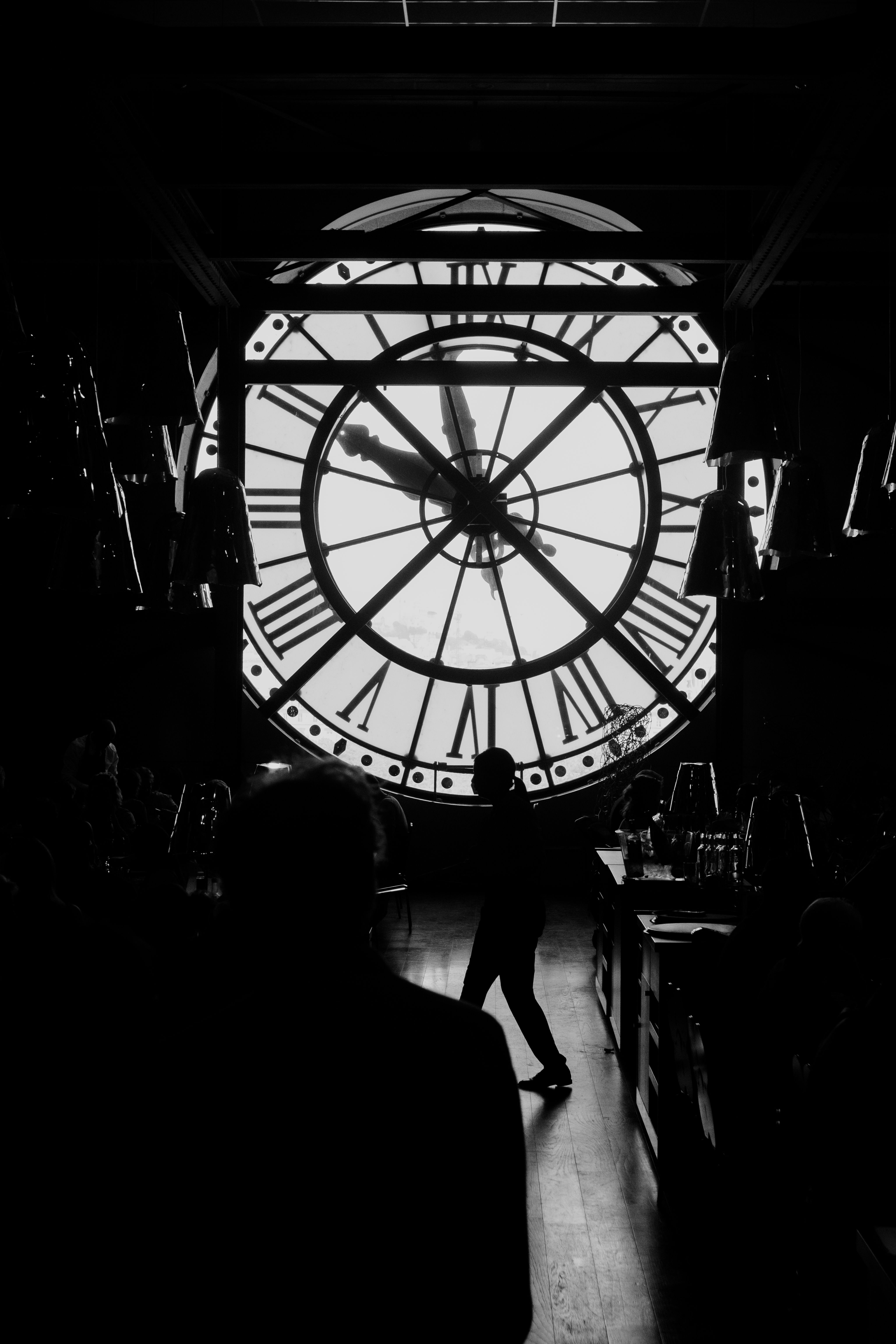 A Person in a Clock Tower · Free Stock Photo