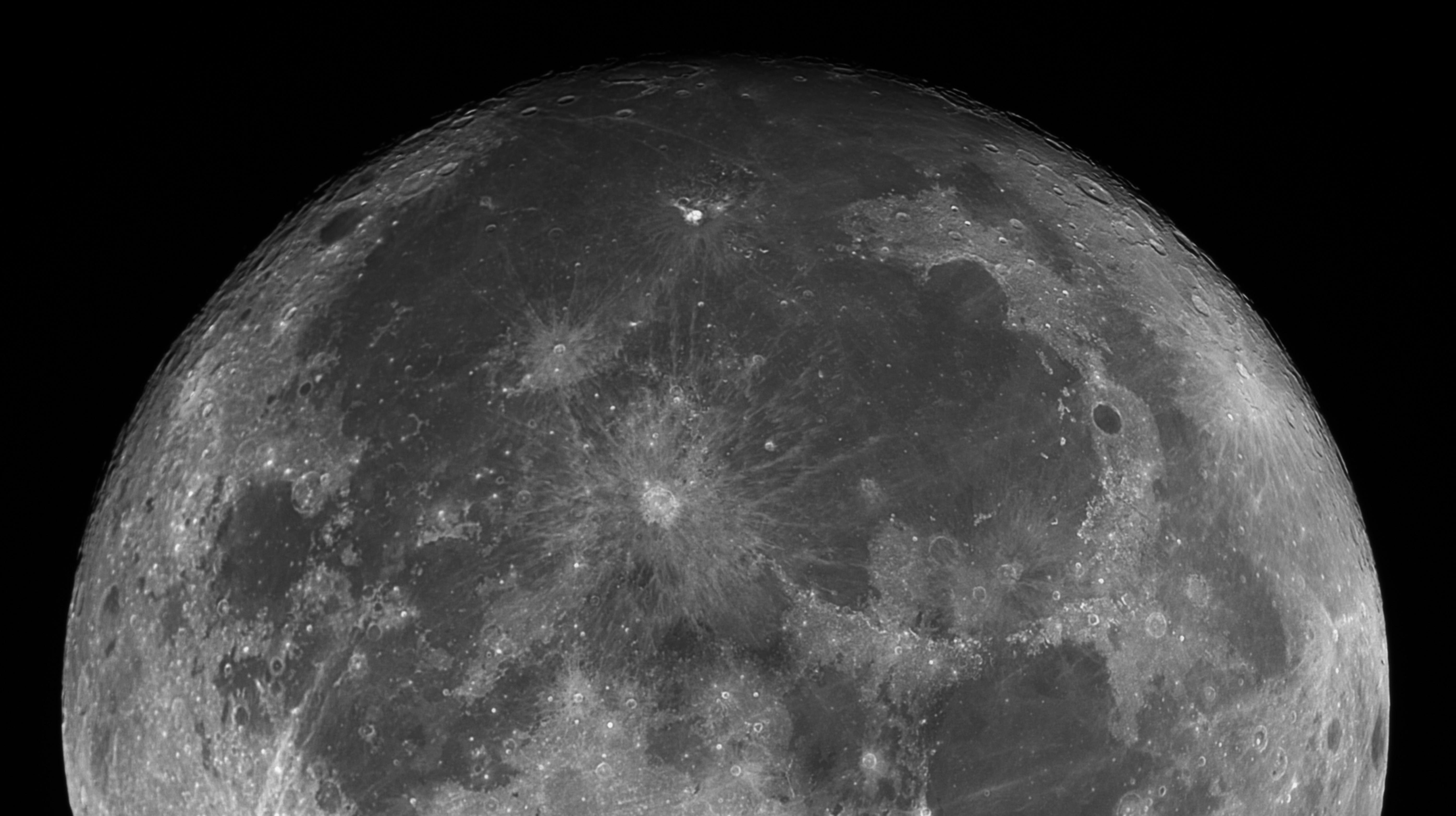 Black and White Moon Surface · Free Stock Photo