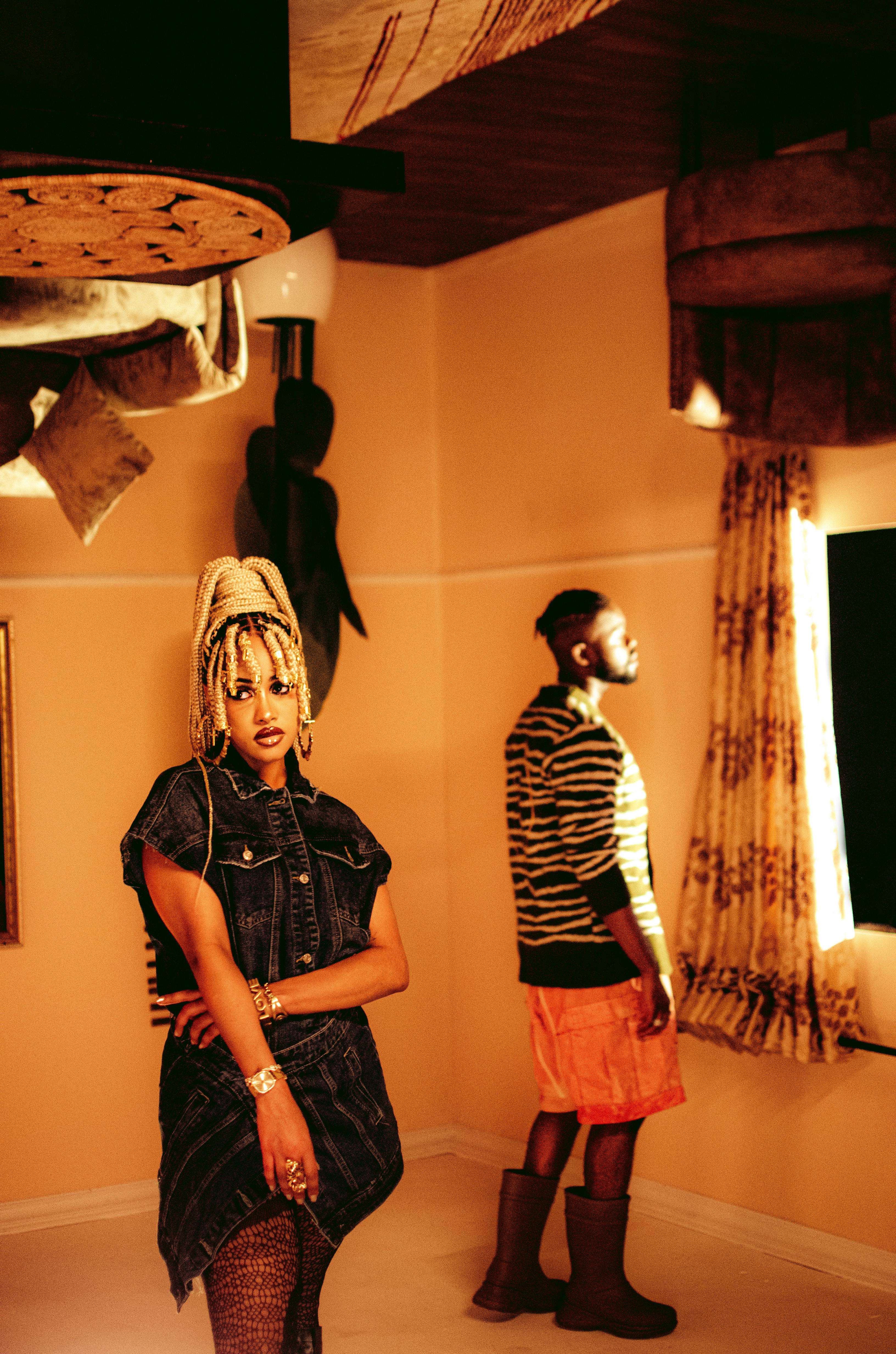 Woman and Man Standing in Room · Free Stock Photo