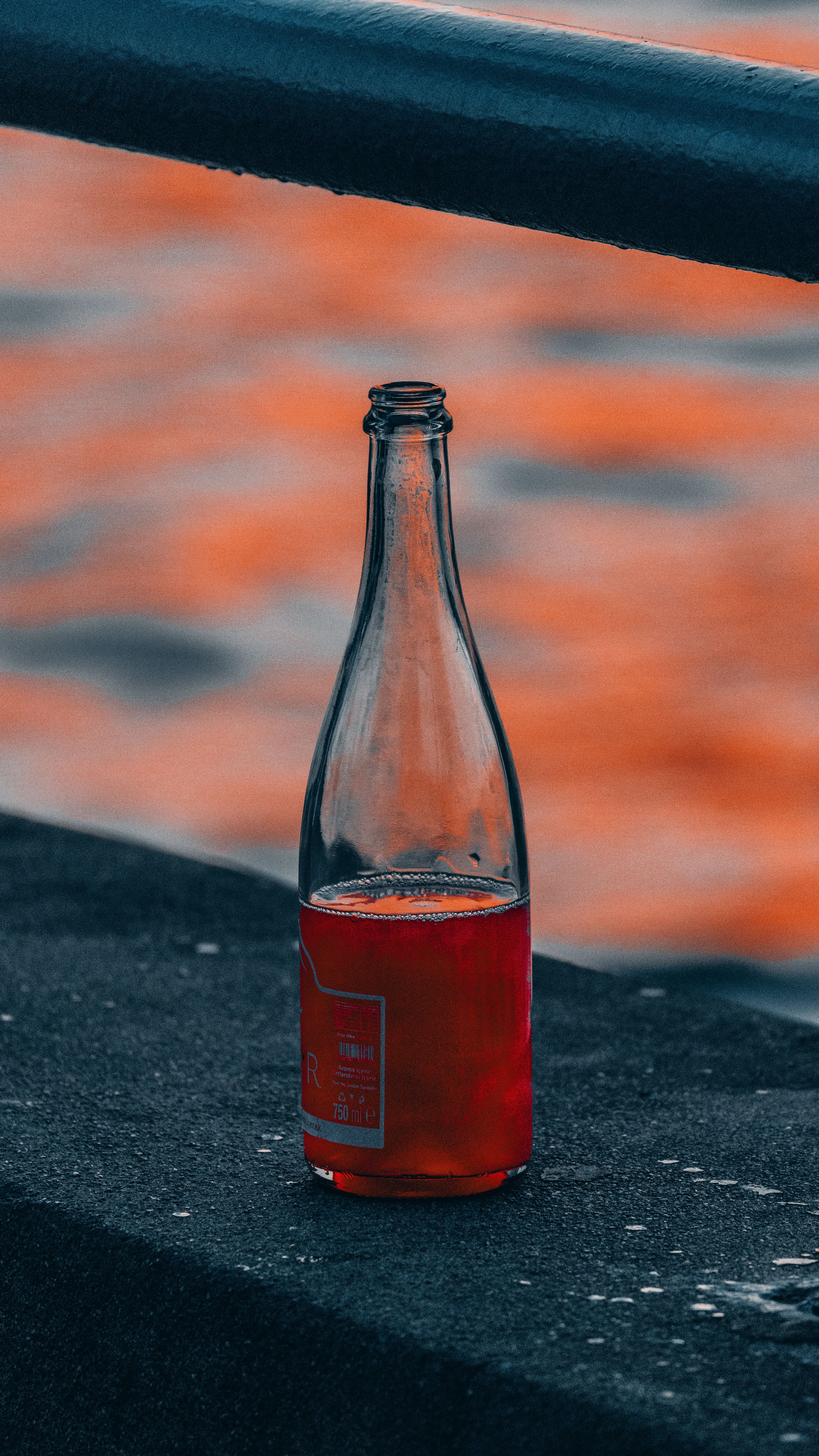 Red Drink in Glass Bottle · Free Stock Photo