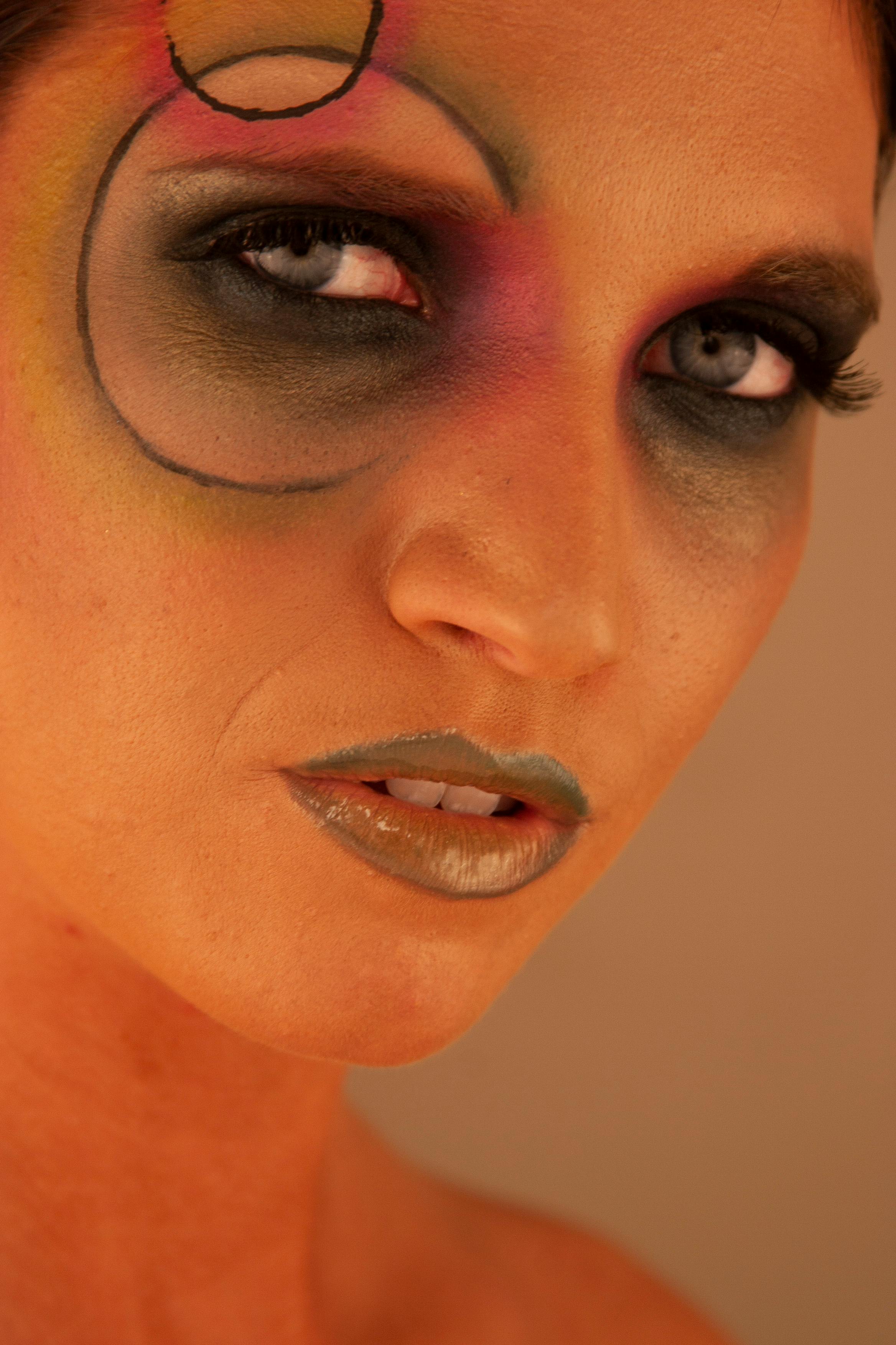 Woman in Gothic Drag Queen Makeup · Free Stock Photo