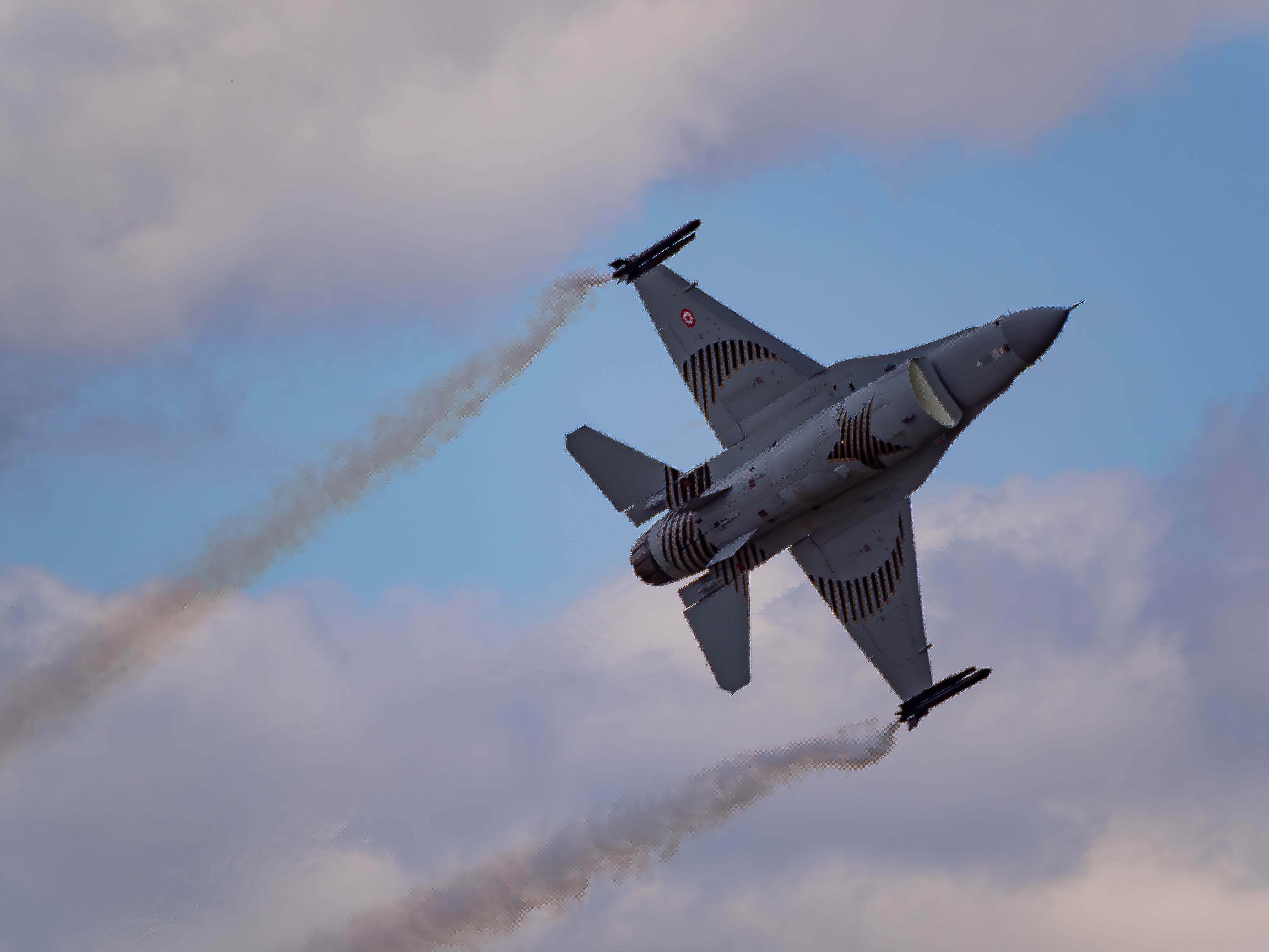 View of a Flying Fighter Aircraft · Free Stock Photo