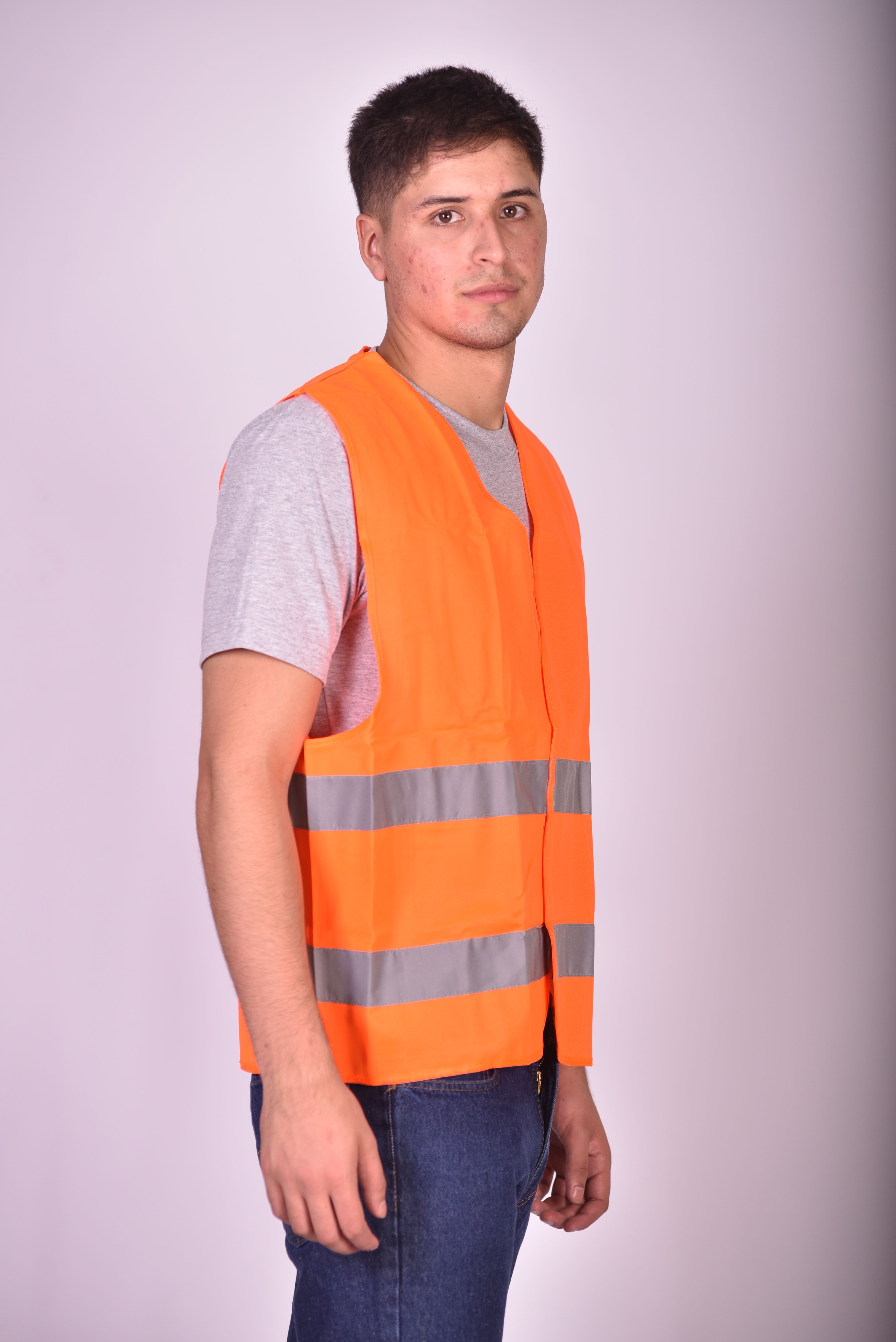 Man in Orange Working Vest · Free Stock Photo