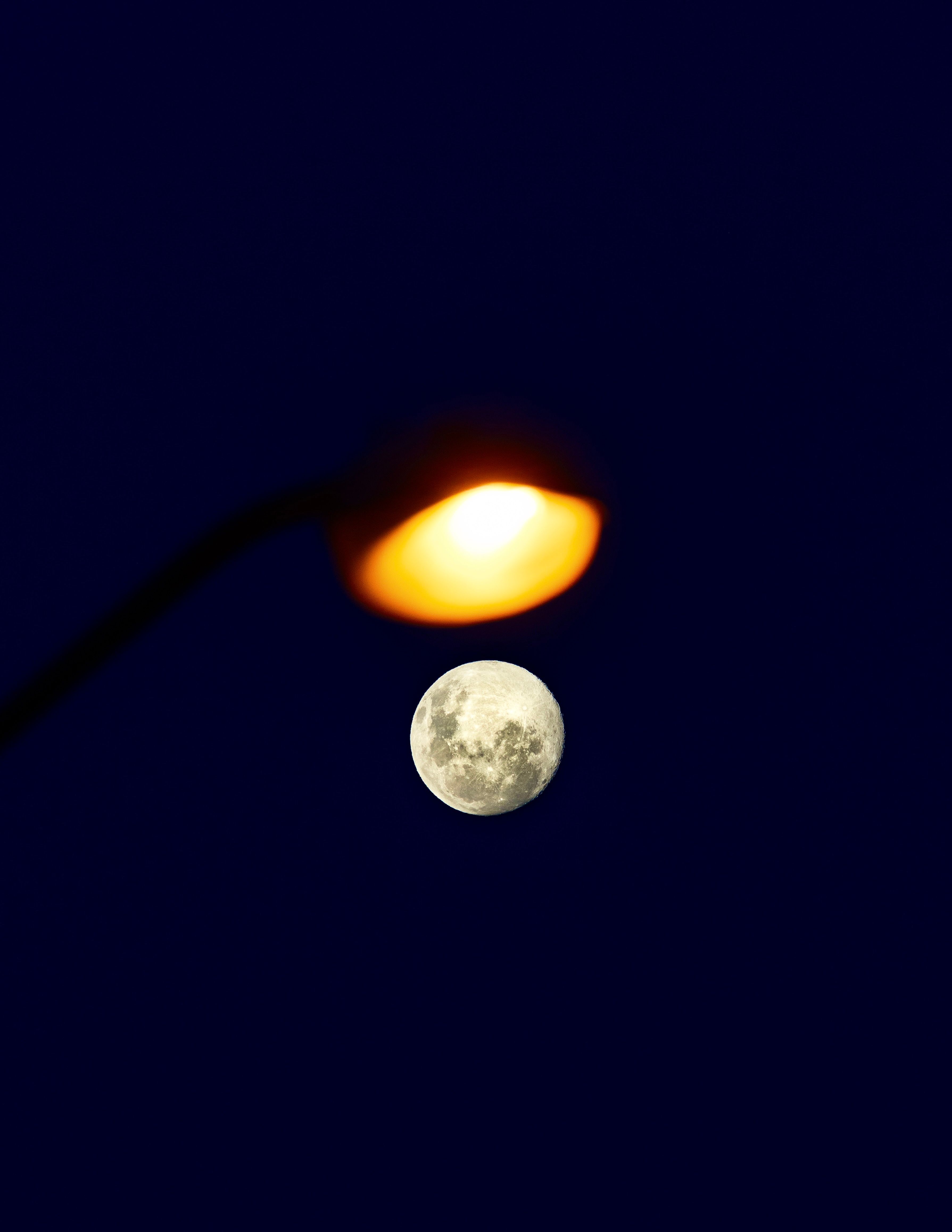 Lantern During Full Moon · Free Stock Photo
