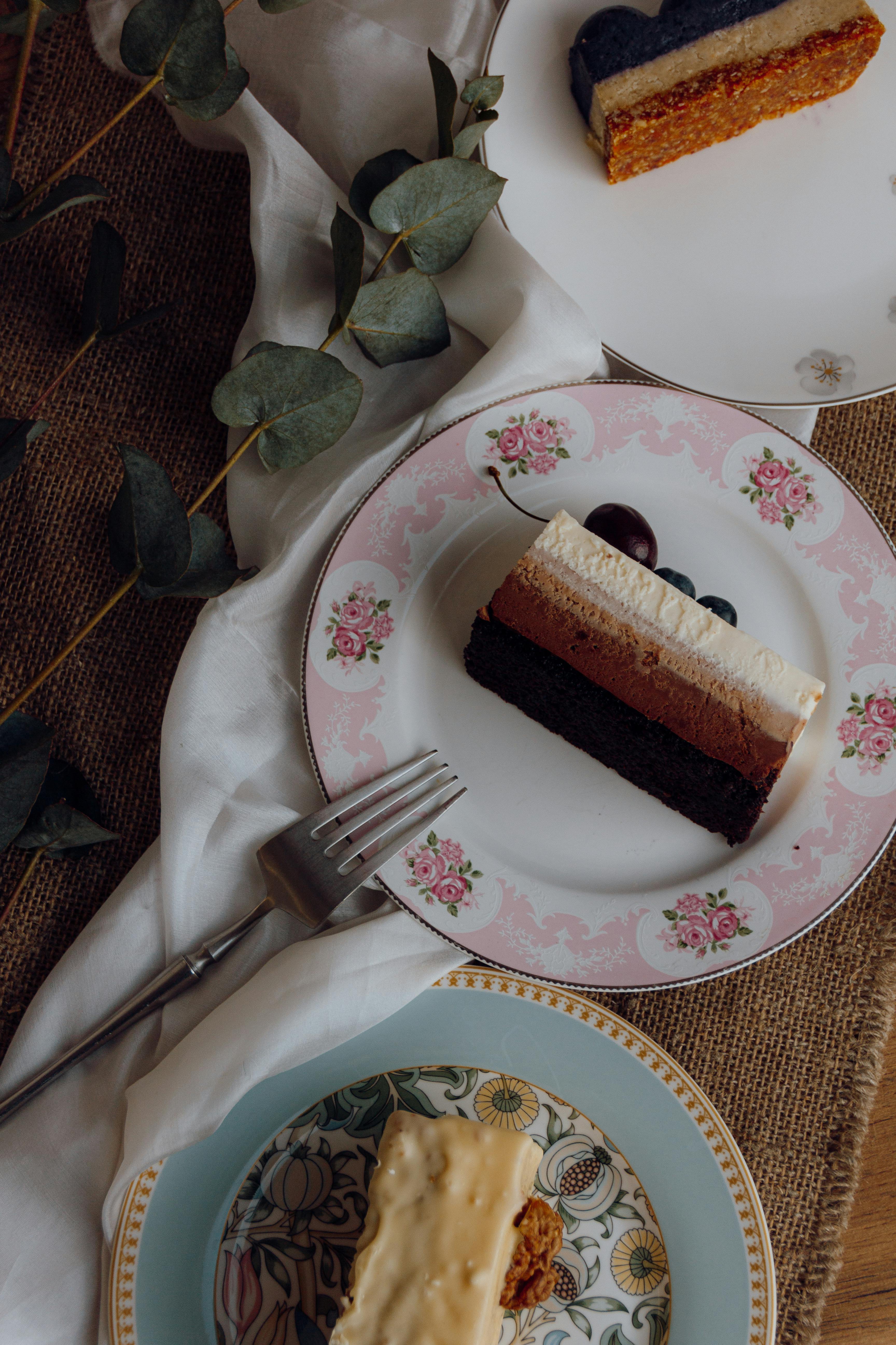 Red Cake on a Plate · Free Stock Photo