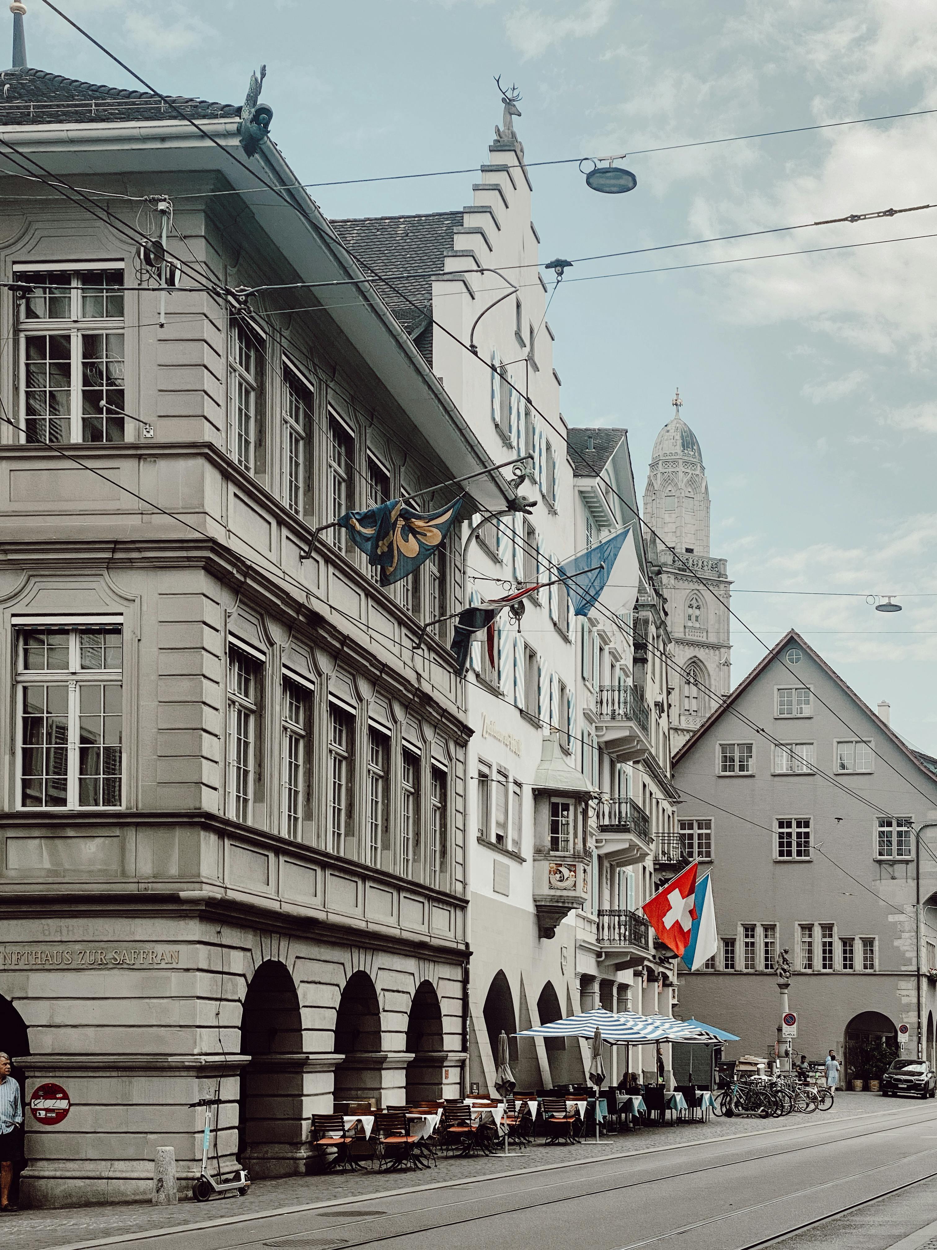 Buildings near Street in Zurich · Free Stock Photo