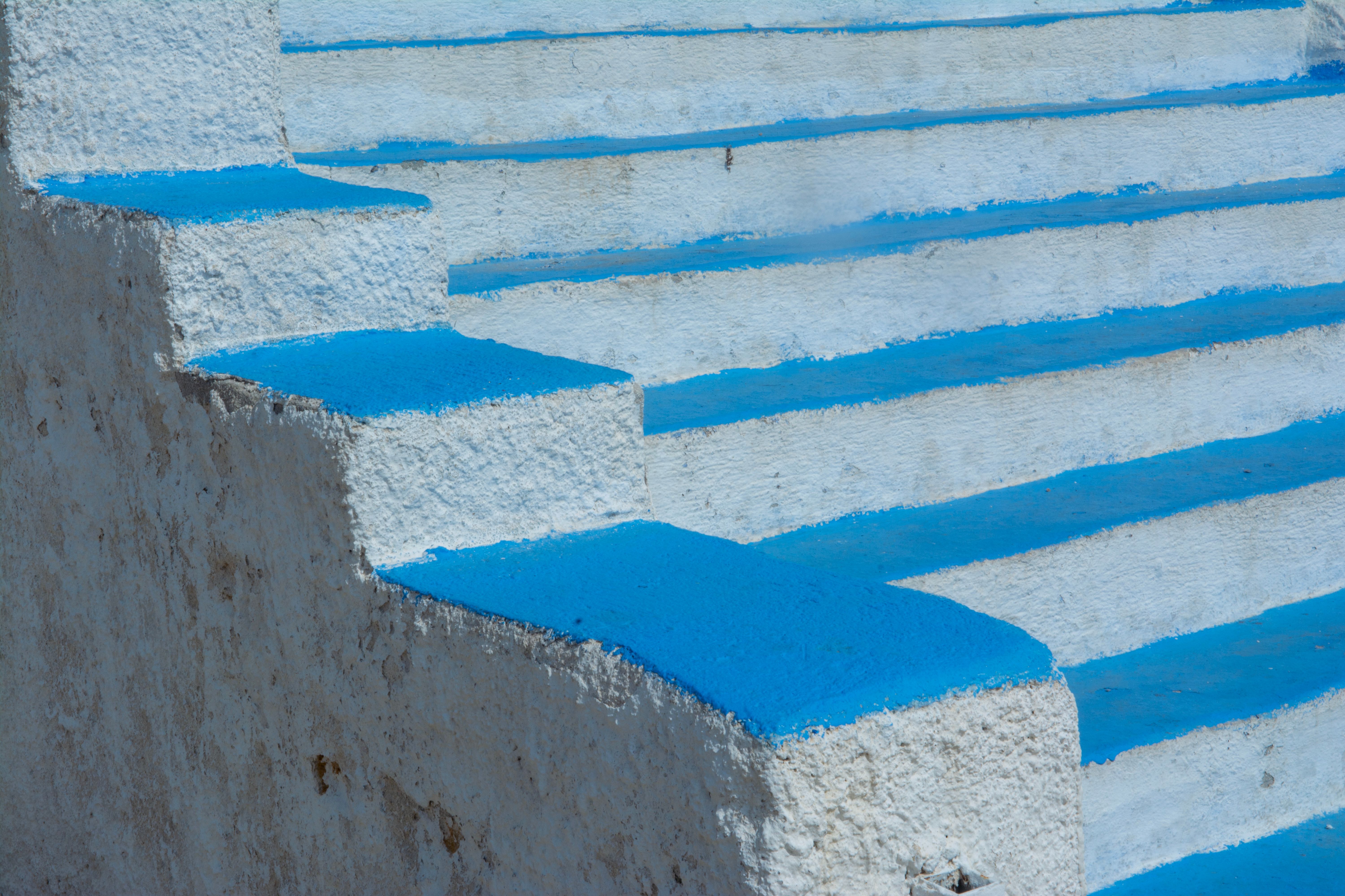 Blue Stone Steps · Free Stock Photo