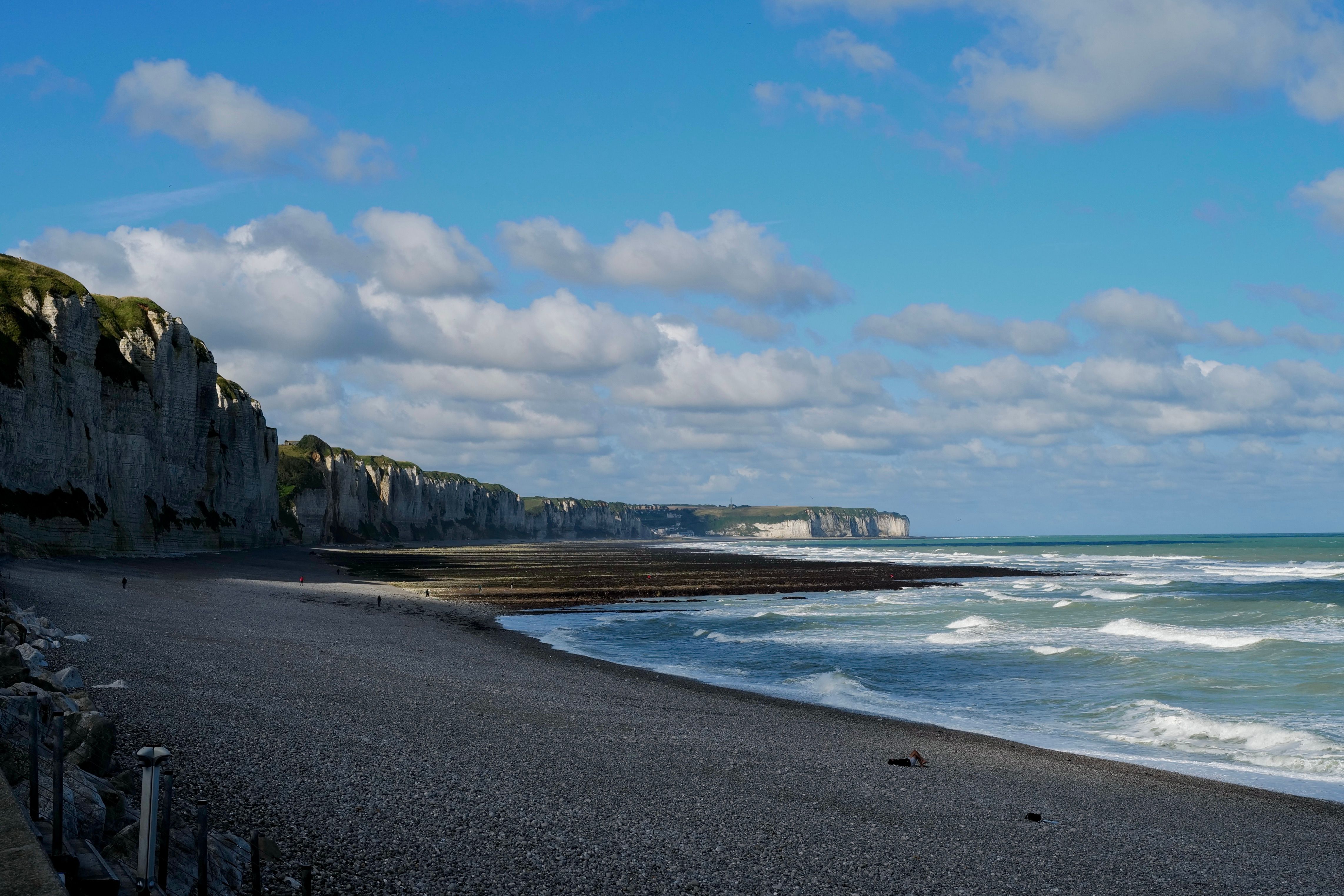 Cliffs over Beach on Sea Shore · Free Stock Photo