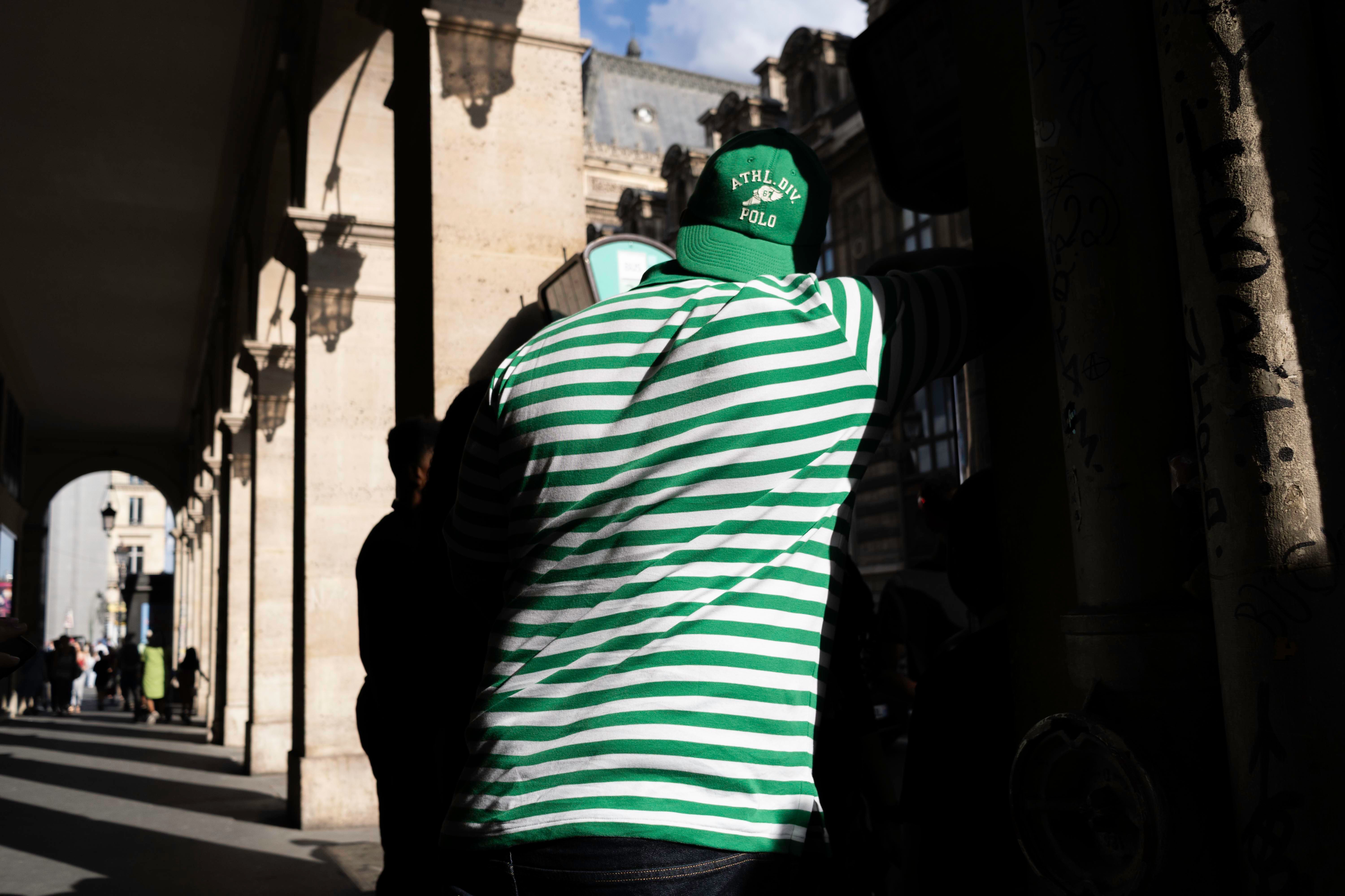 Back View of Sunlit Man · Free Stock Photo