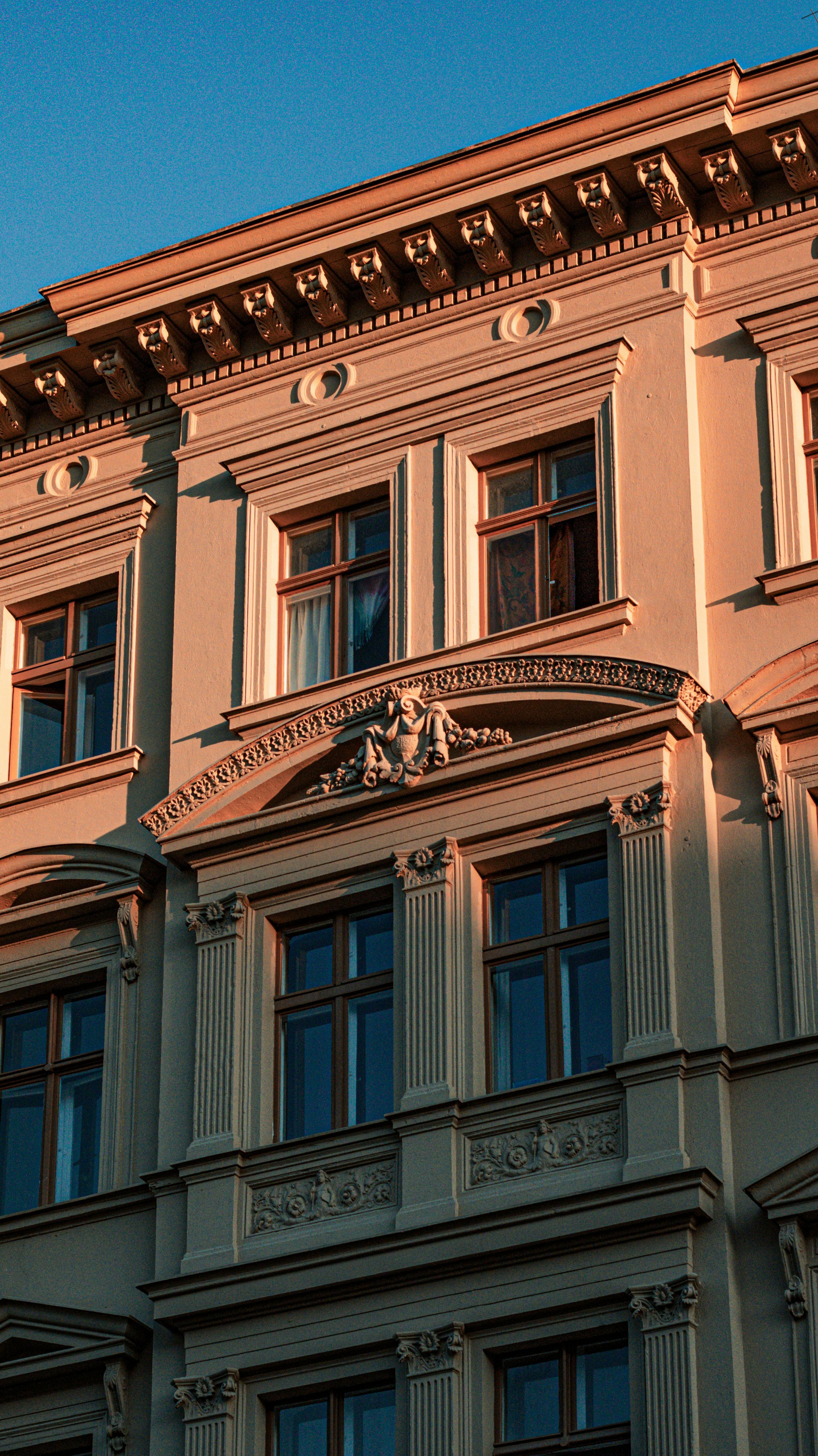 Neoclassical Building Facade · Free Stock Photo